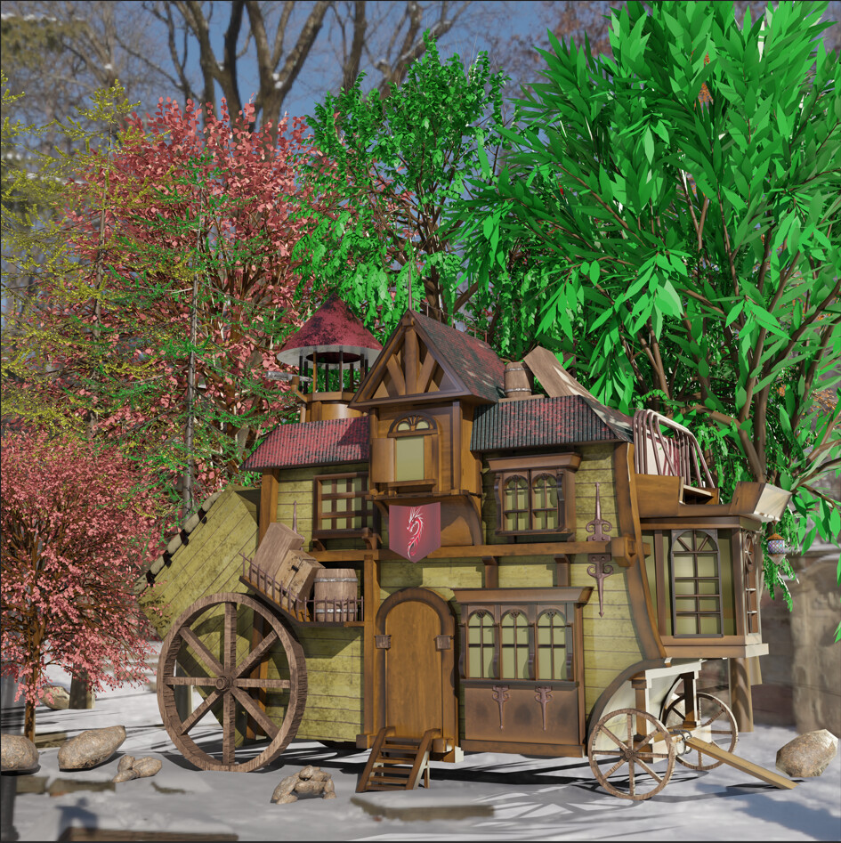 ArtStation - Moving Vehicle