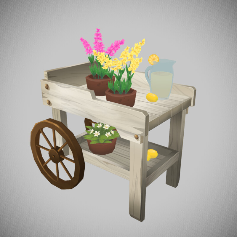 ArtStation - Flower Cart