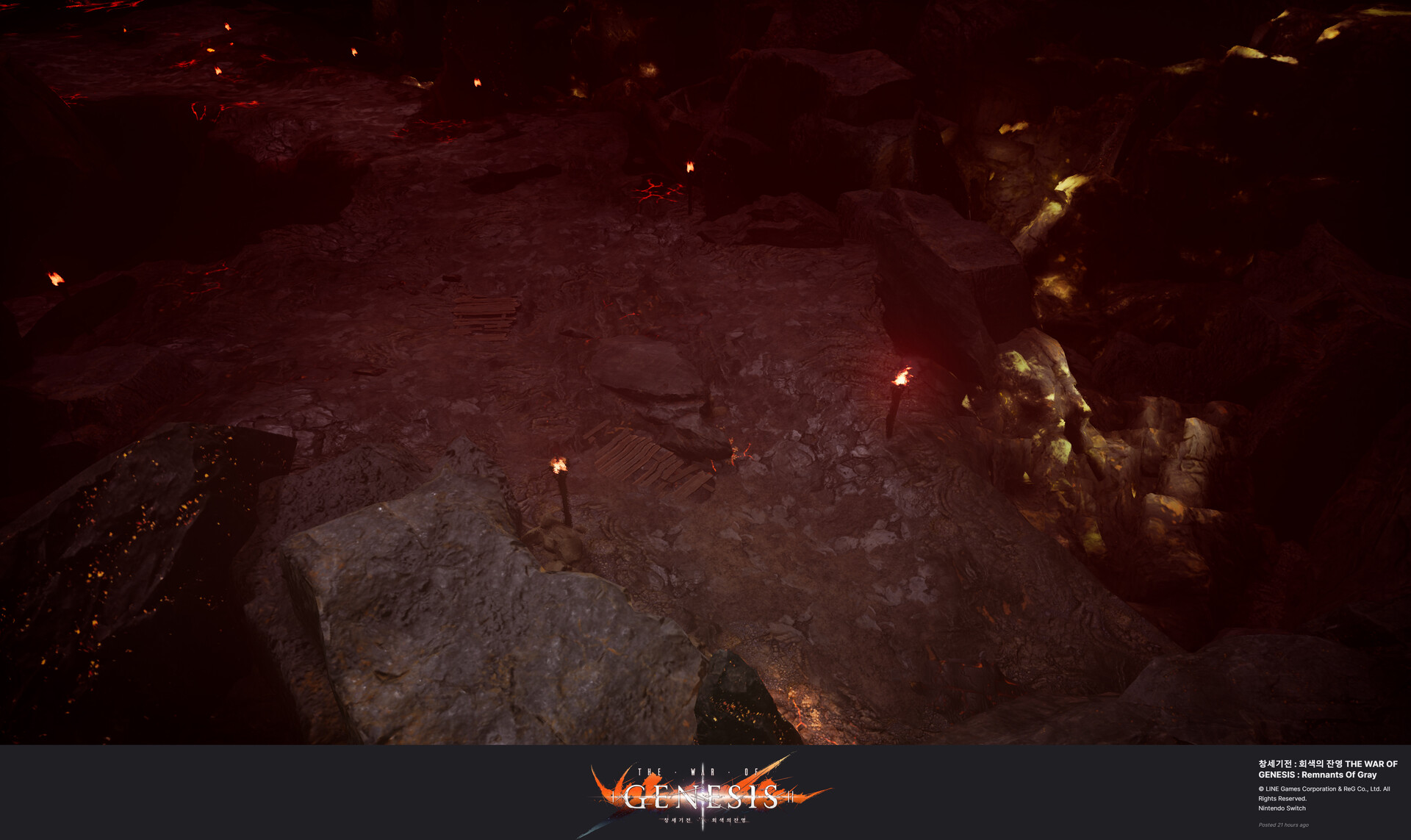 ArtStation - The War of Genesis - Sulfur Cave Level Design