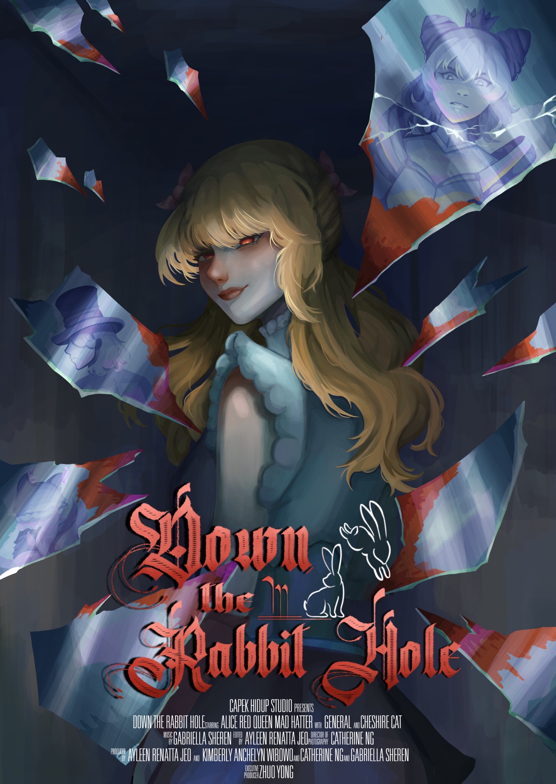 ArtStation - down the rabbit hole; key arts