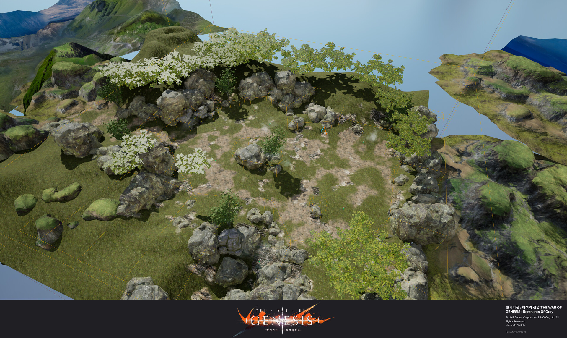 ArtStation - The War of Genesis - Gaysir Castle outdoor Level Design