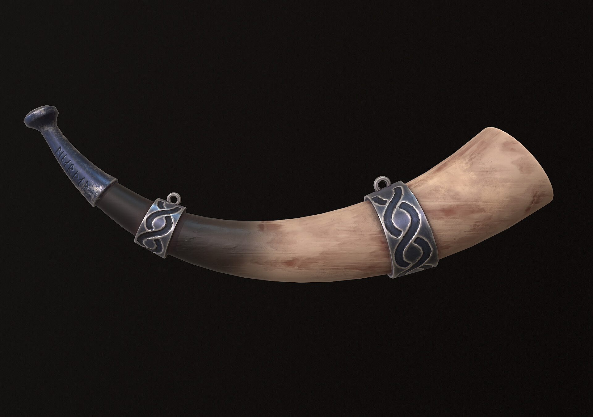ArtStation - Stylized Viking Horn