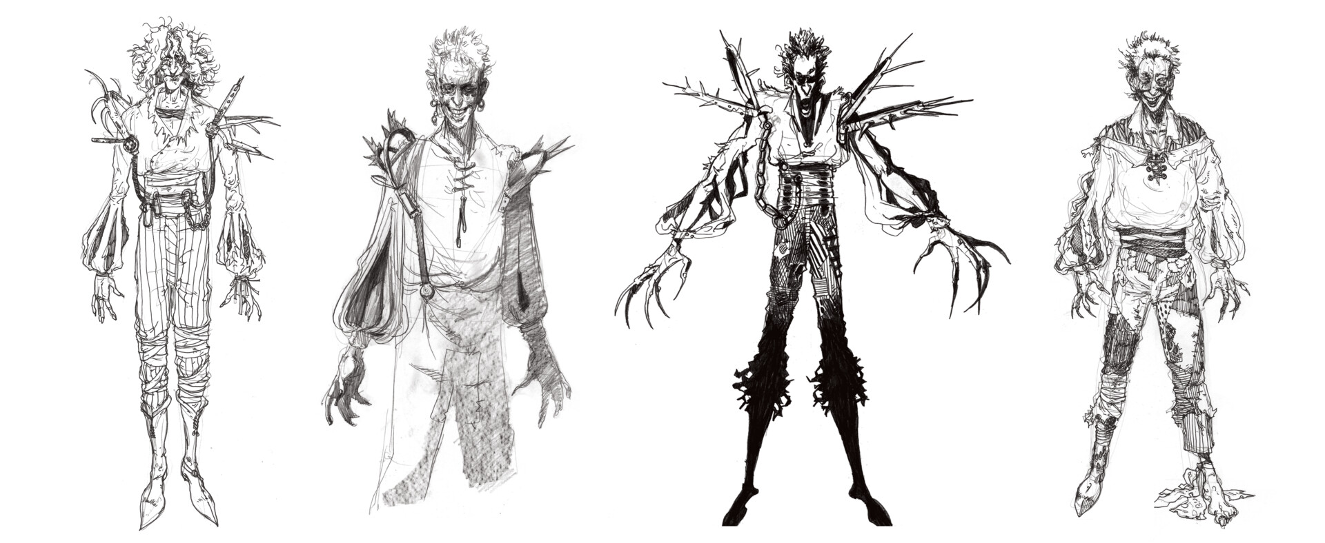 ArtStation - Thin Man - Character Design