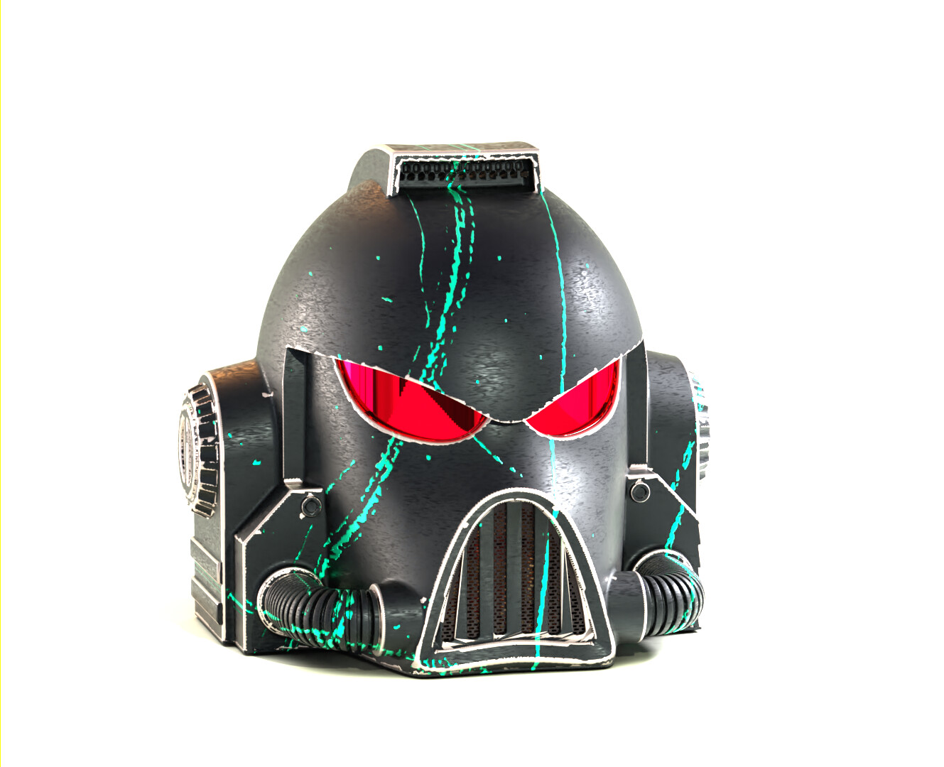 ArtStation - Ultramarine Helmet Warhammer 40K Mark7 Black templar ...