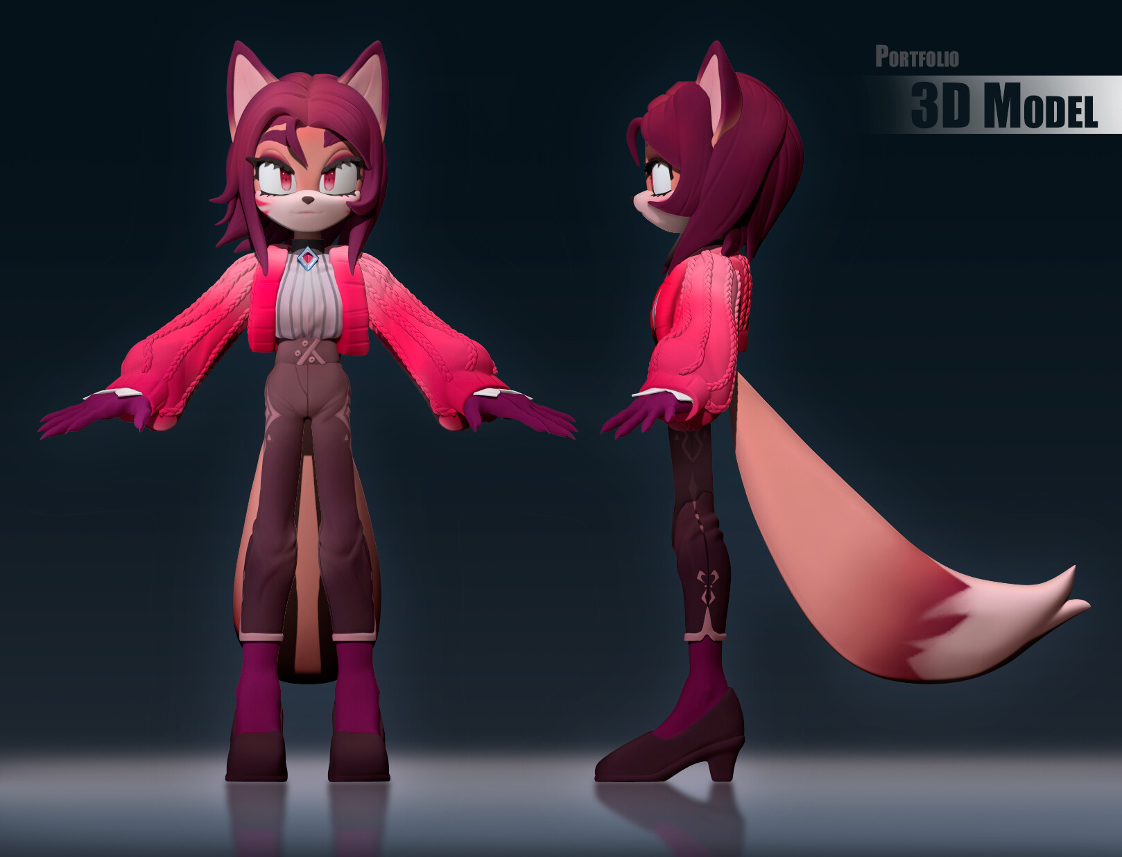 ArtStation - 3D Model for portfolio