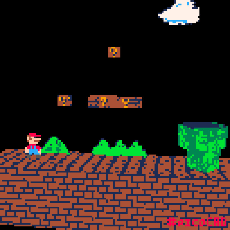 ArtStation - Super Mario 64 Pixel Art