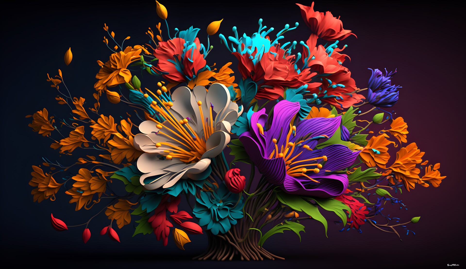 ArtStation - Spring Flowers