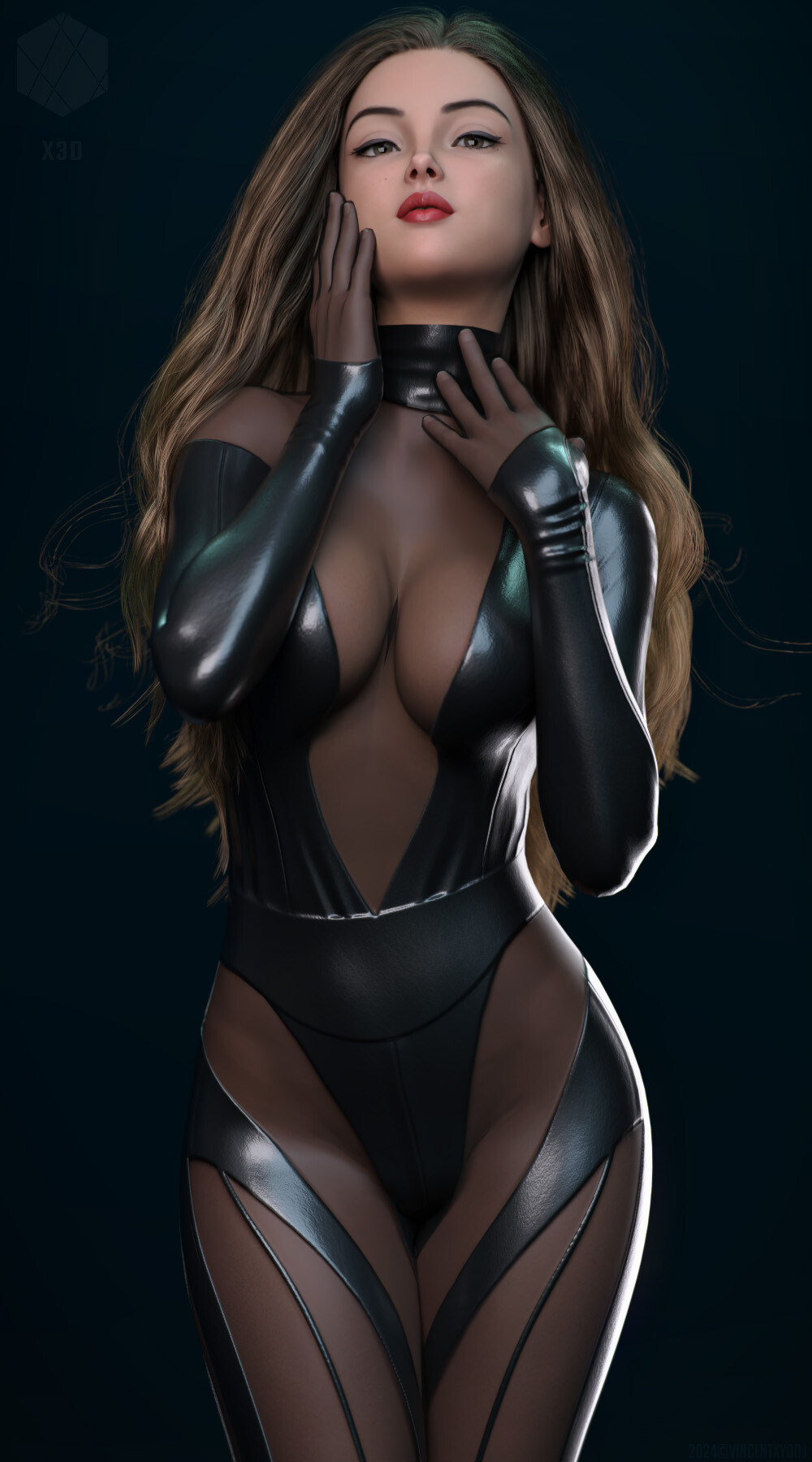 ArtStation - Sheer Bodysuit Styles Outfit for G8/G8.1F/G9by Fefecoolyelloww