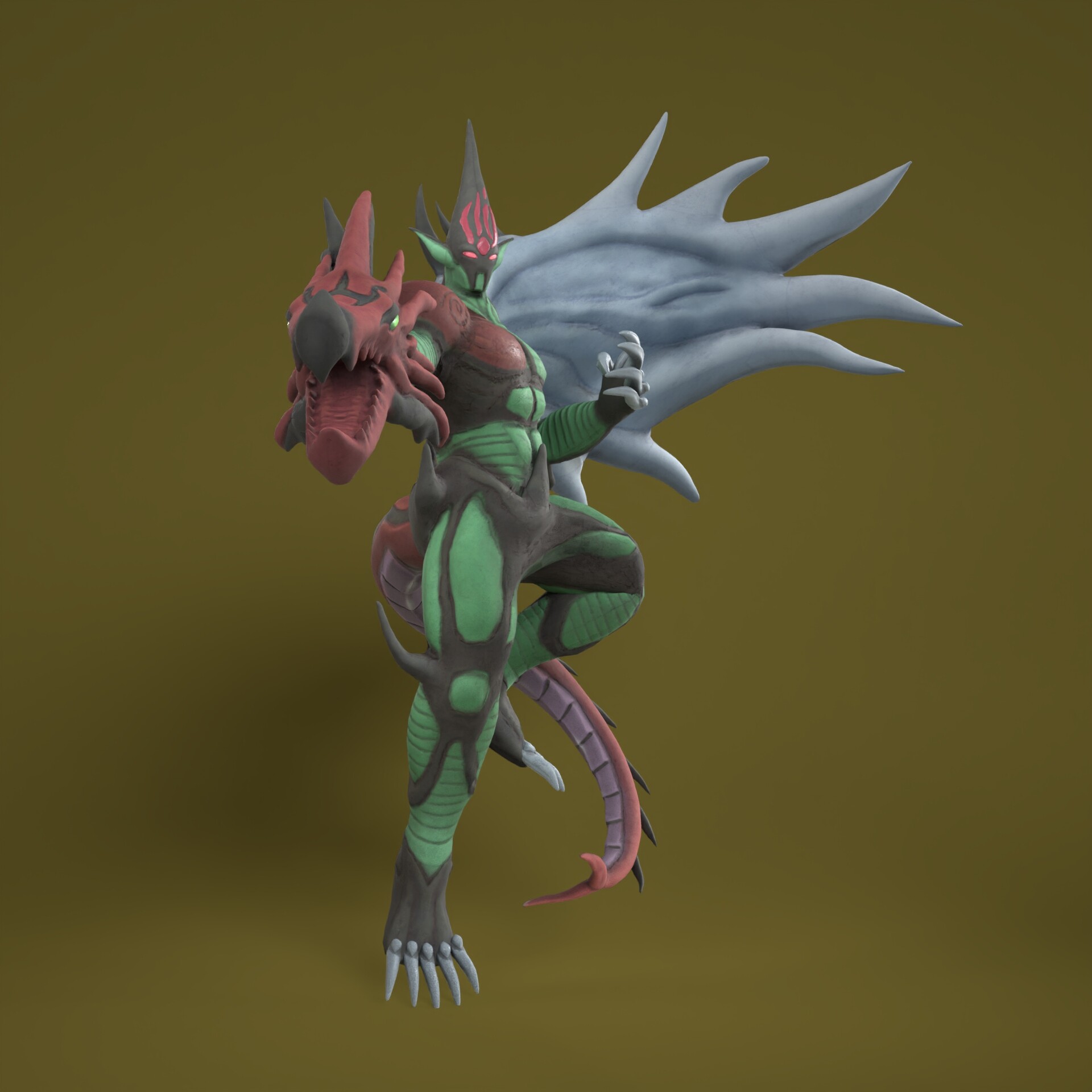 Elemental Hero Flame Wingman Wallpaper