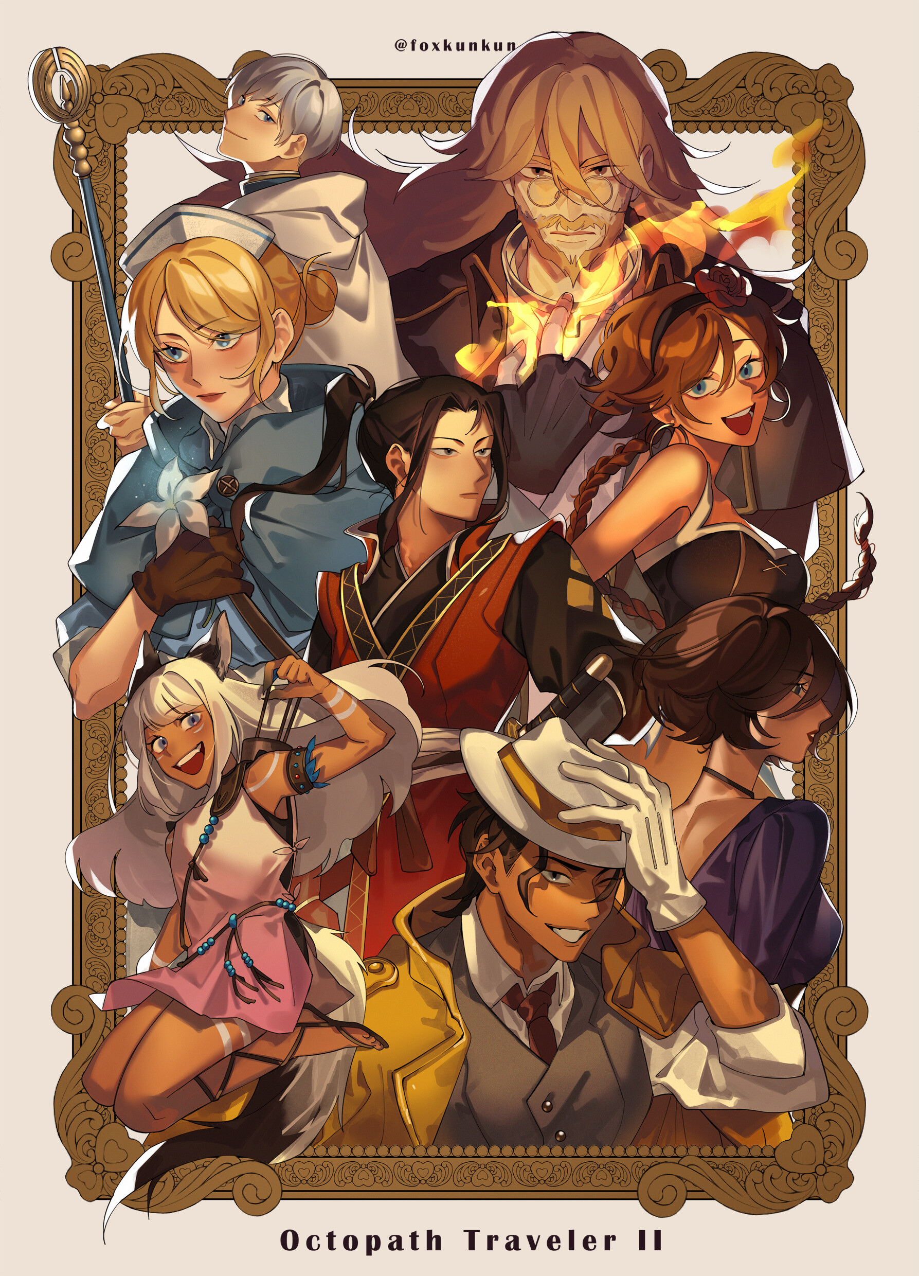ArtStation - Octopath Traveller II