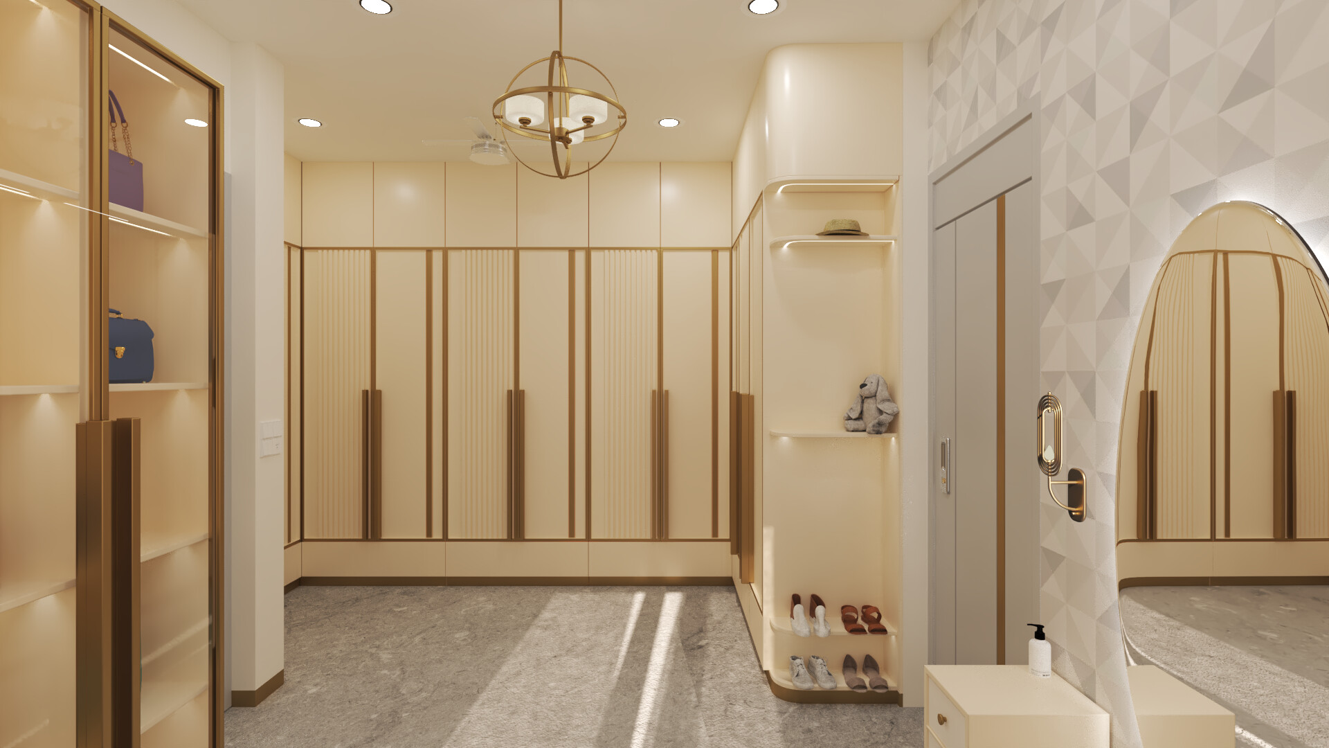 ArtStation - Walk-In Closet Interior Design