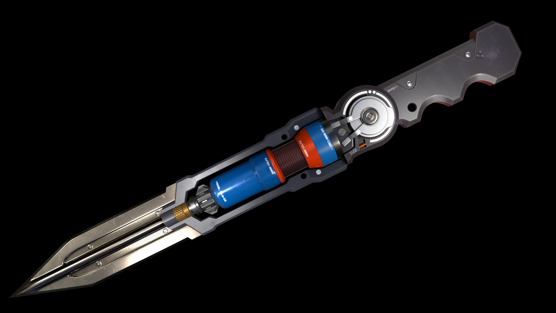 ArtStation - Sci fi knife