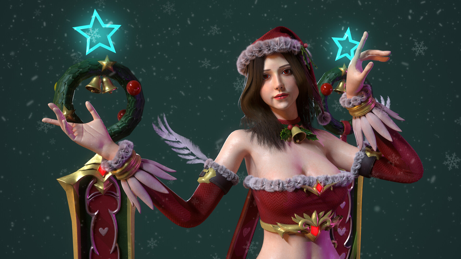 ArtStation - Xmas Girl