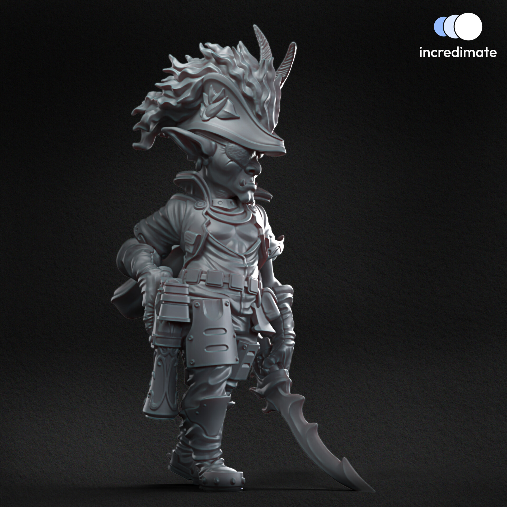 Incredimate - Unleashing the 3D pirate creature – a monster's tale from ...