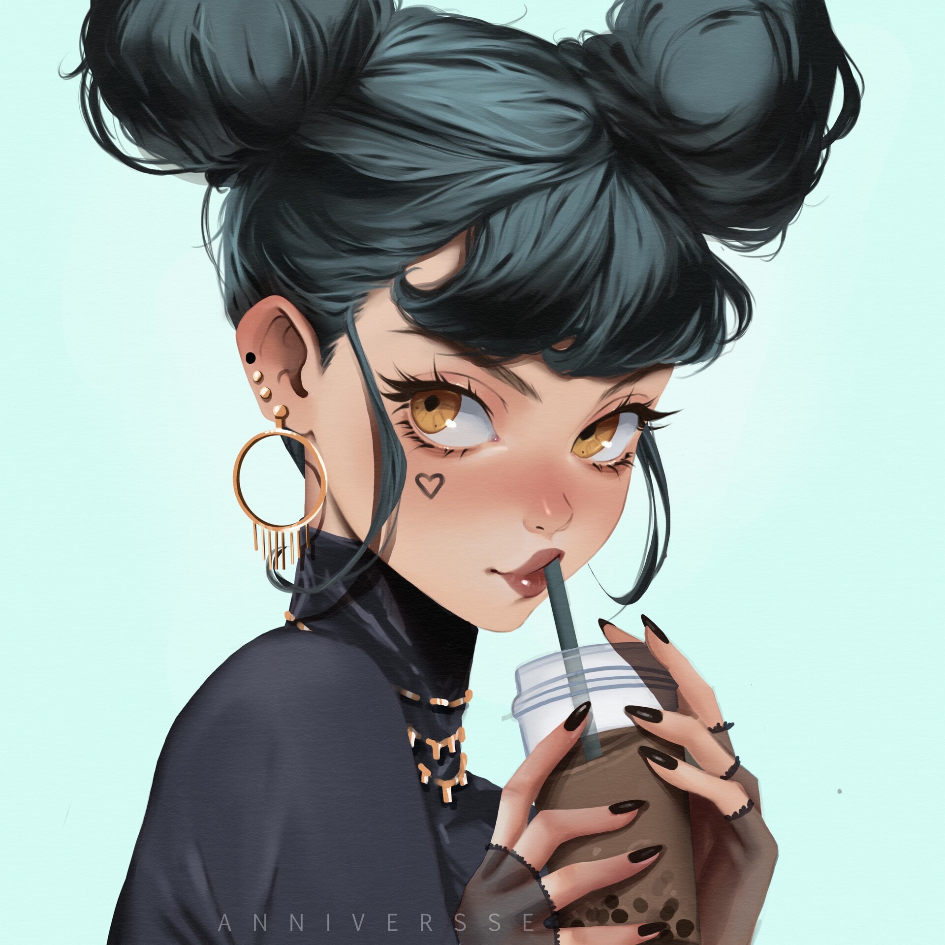 ArtStation - Bubble tea