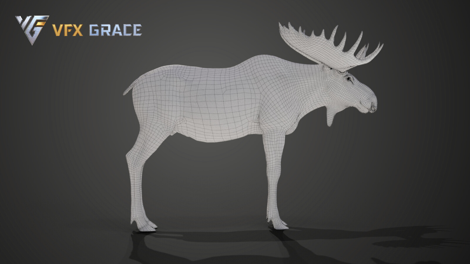 VFX models - Moose Male - UE Character Asset
