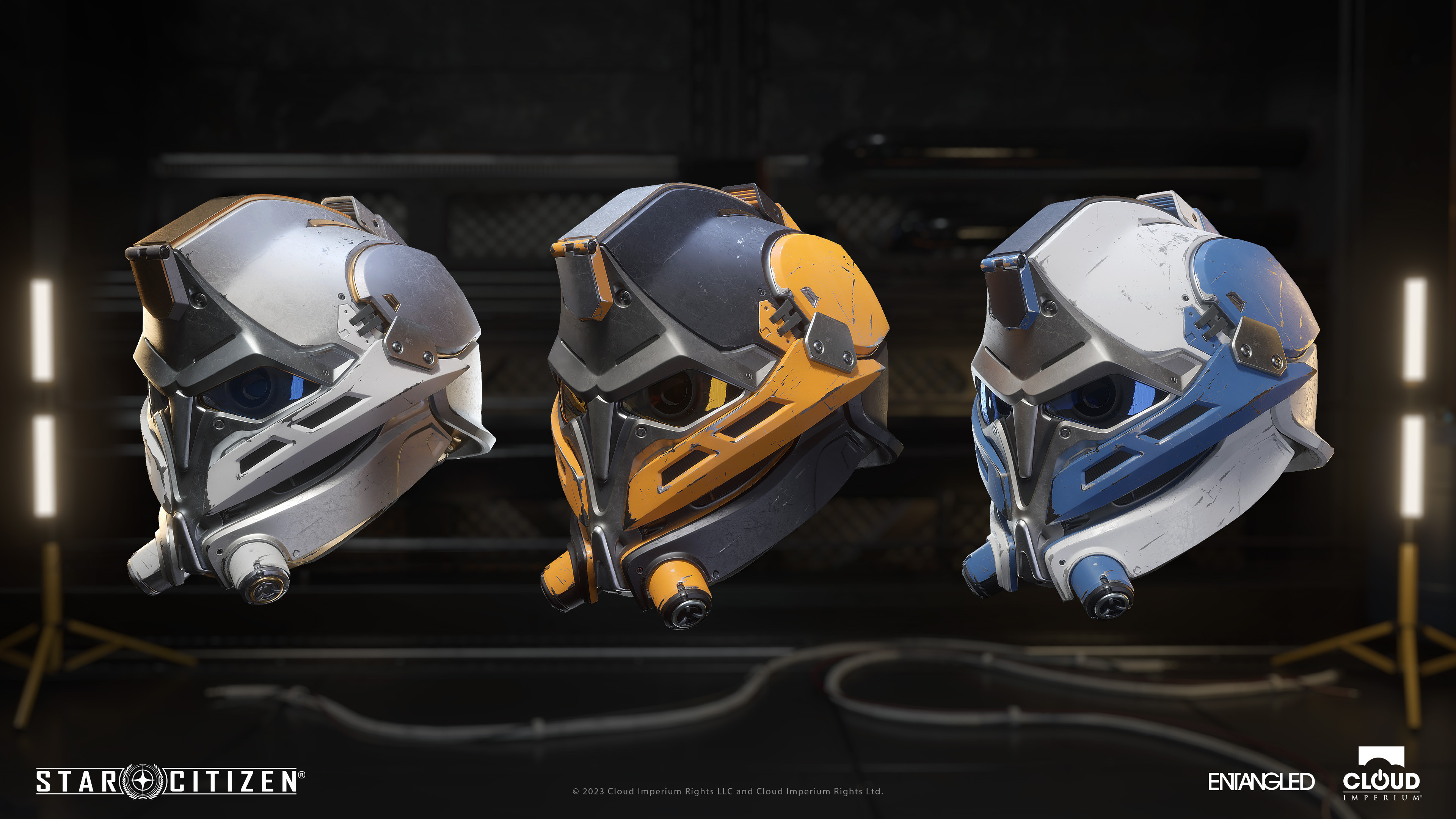 ENTANGLED Studio - In-game character helmets for Star Citizen