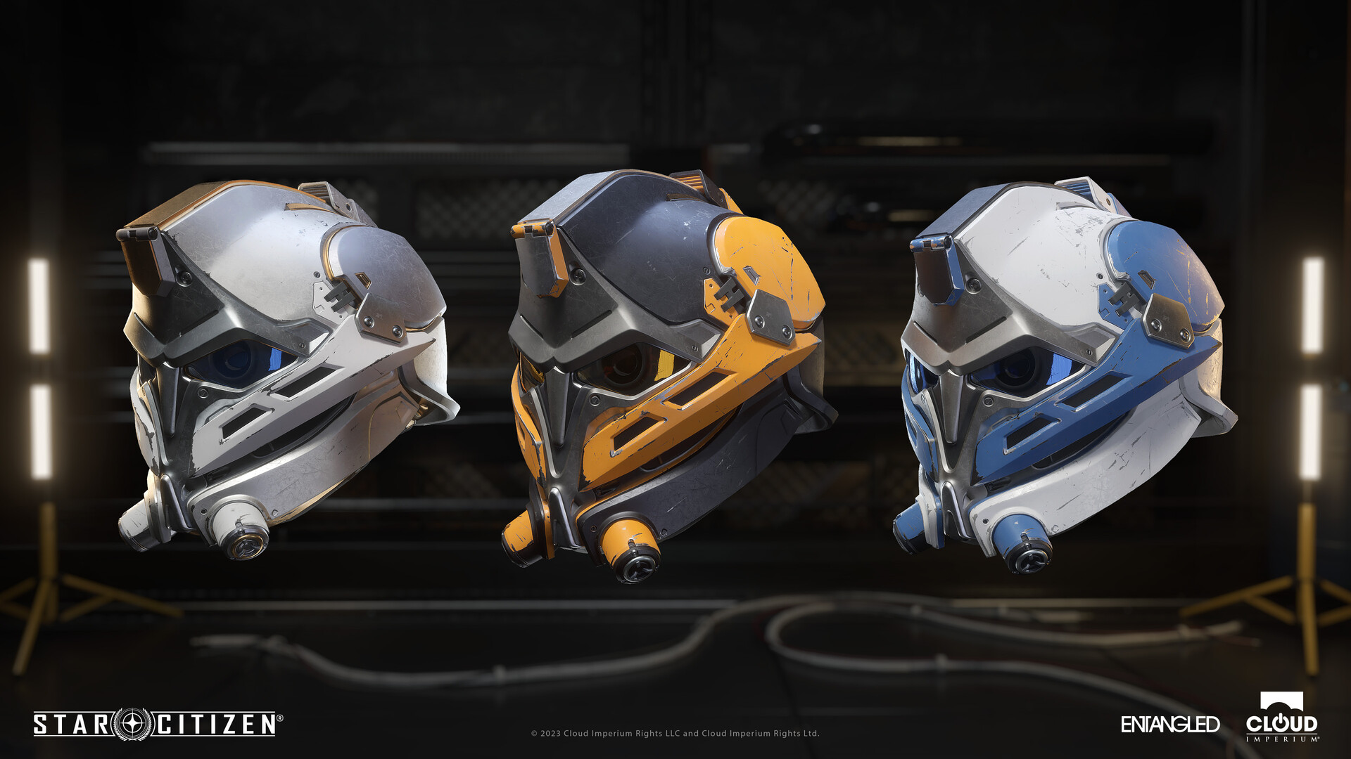 ENTANGLED Studio - In-game character helmets for Star Citizen