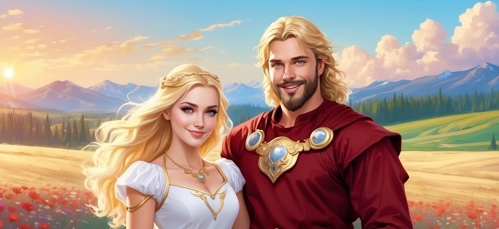 ArtStation - We are back! Baldur and nanna after Ragnarok.