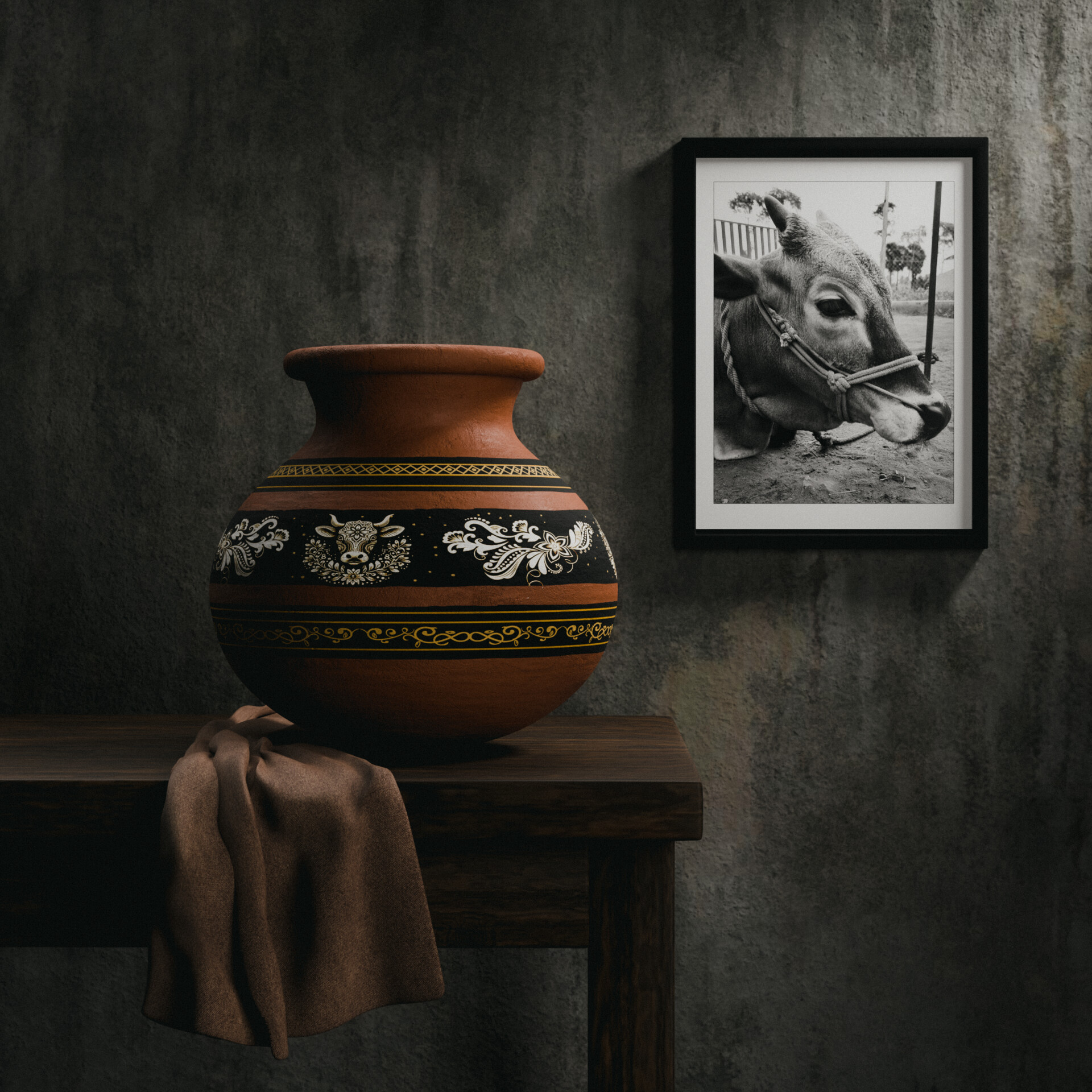 ArtStation - Realistic Pot Decor Blender Scene | Shift 4 Cube