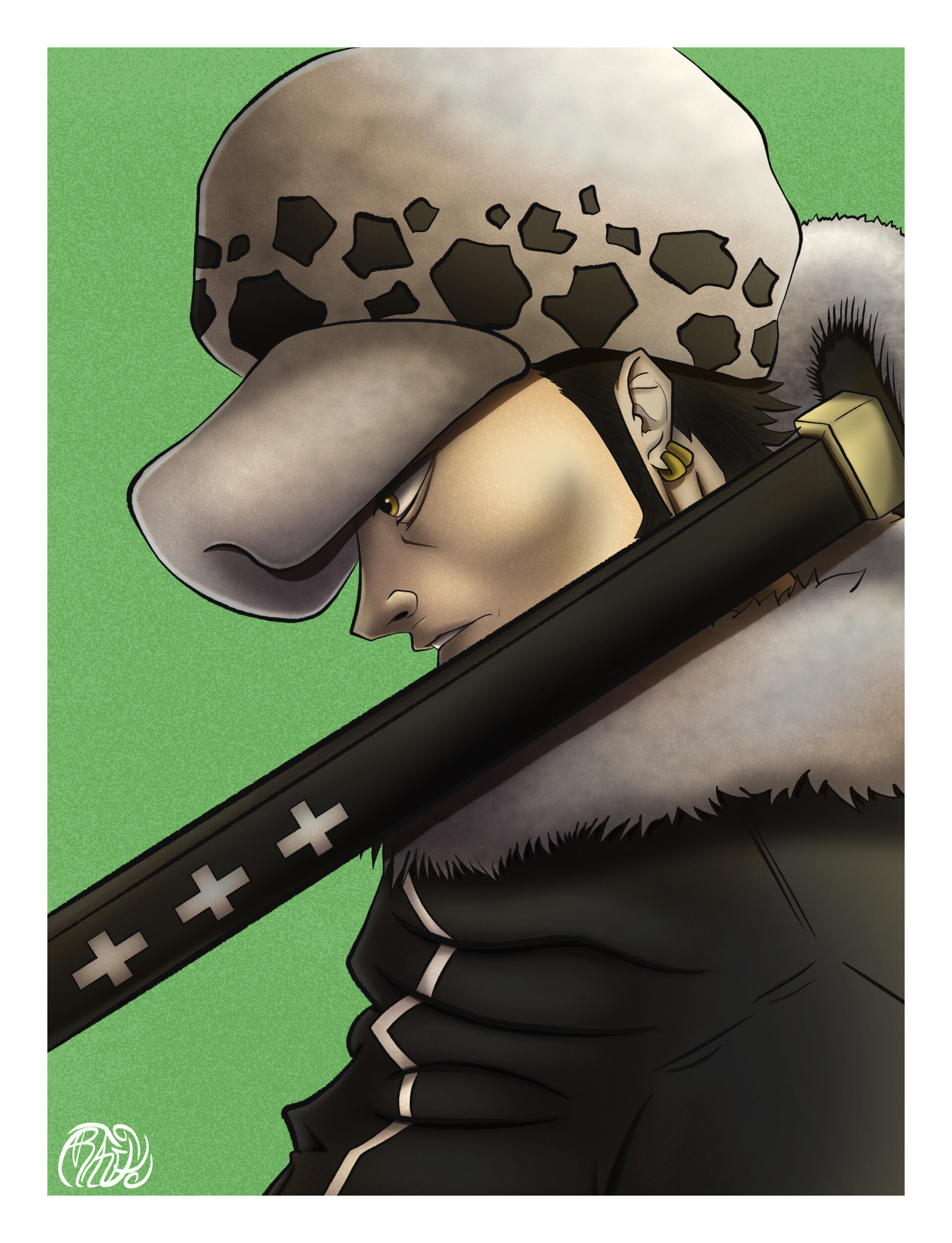 ArtStation - Fanart Trafalgar Law