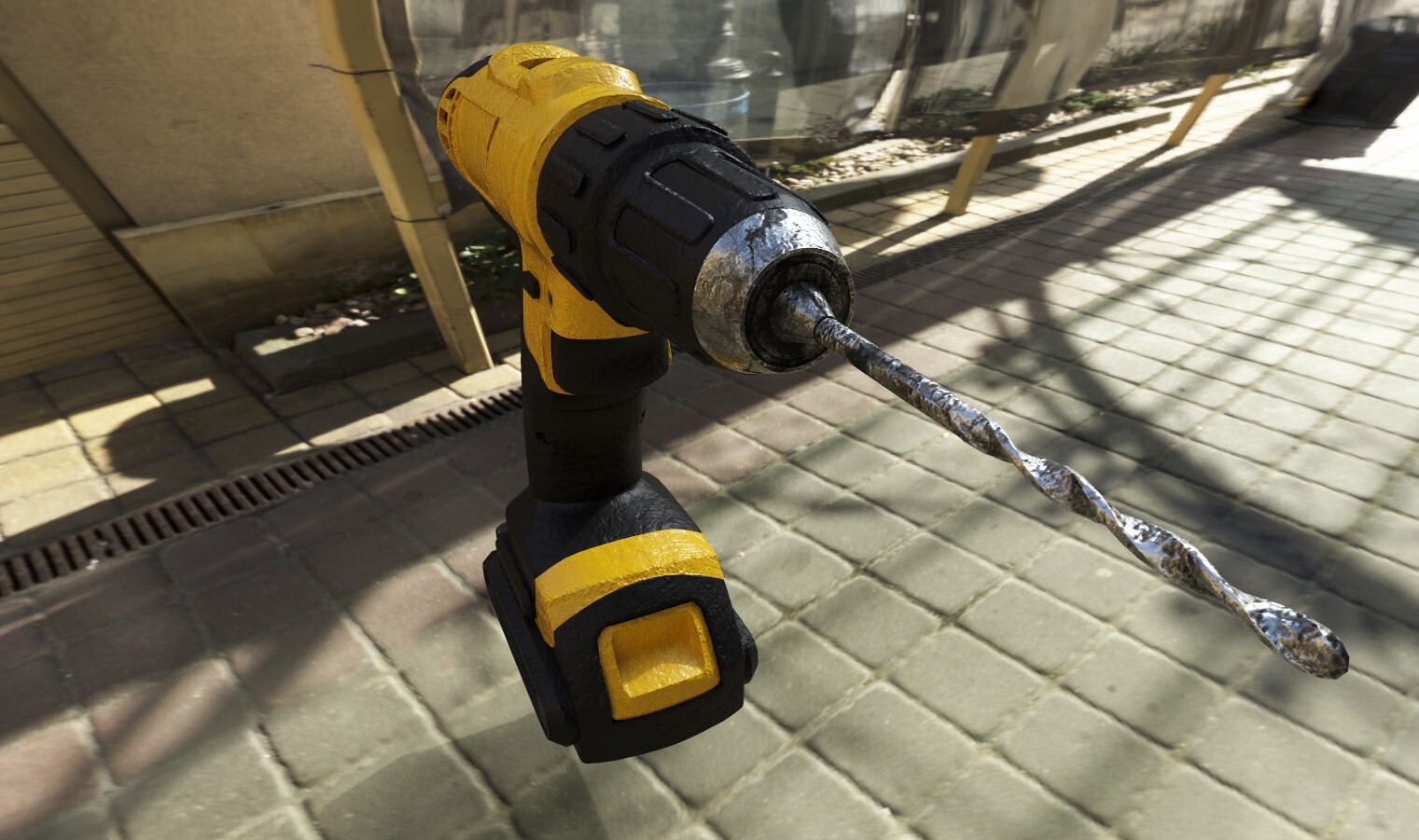 ArtStation - Drill Machine Modelling