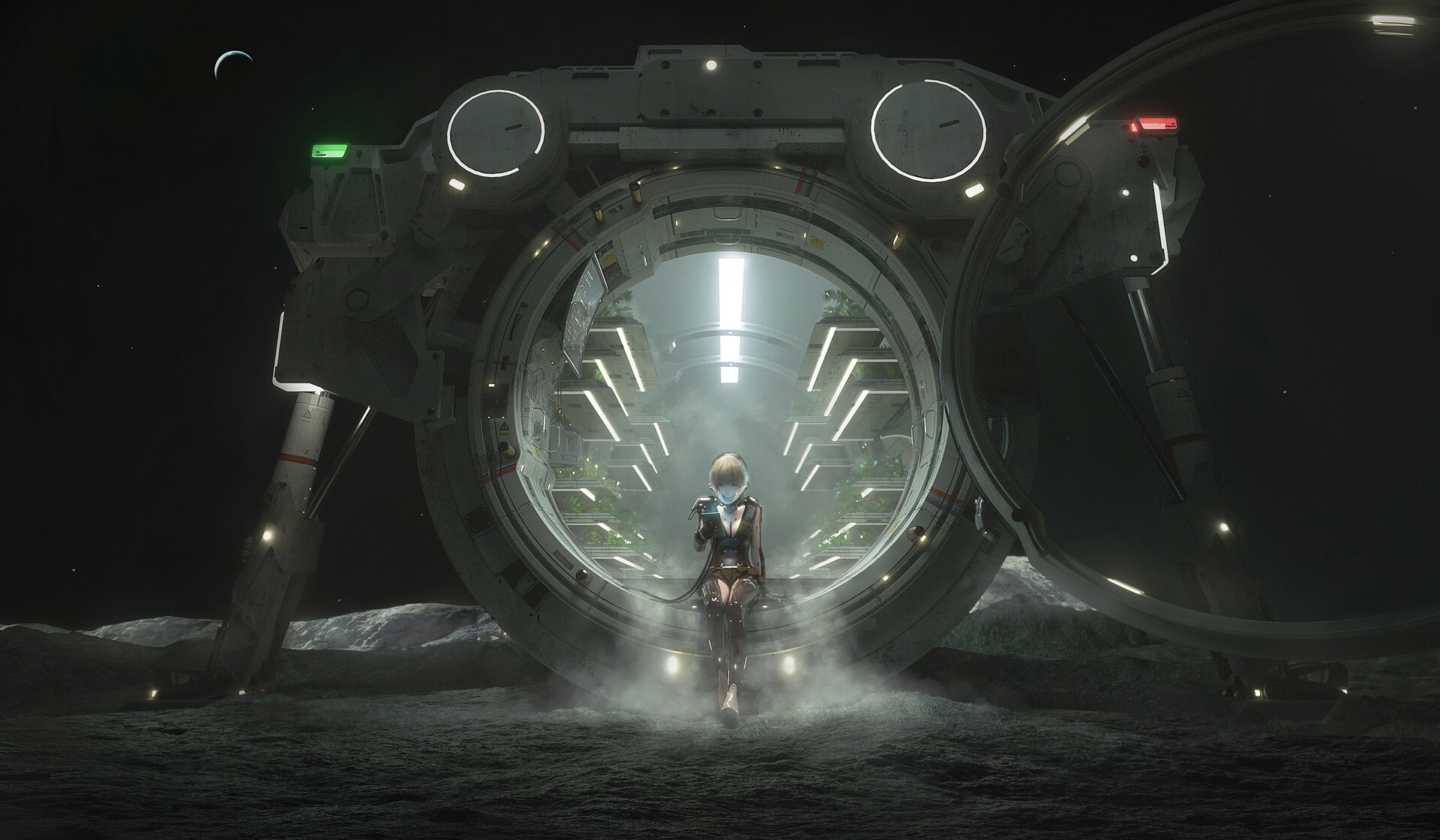 ArtStation - Mobile planetary surface plantation