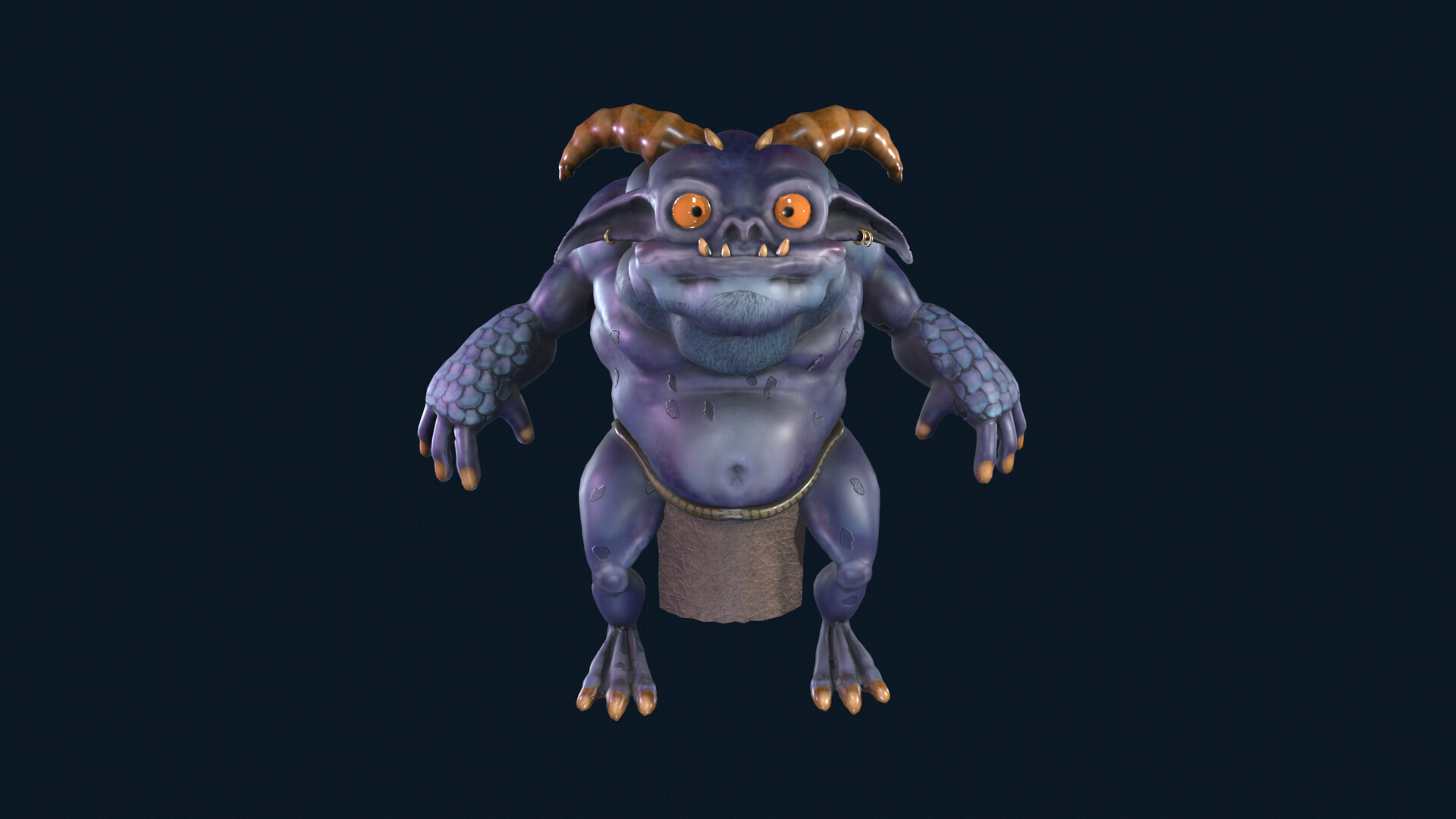 ArtStation - 3D Troll 4k texturized | Zbrush, Autodesk 3ds max ...