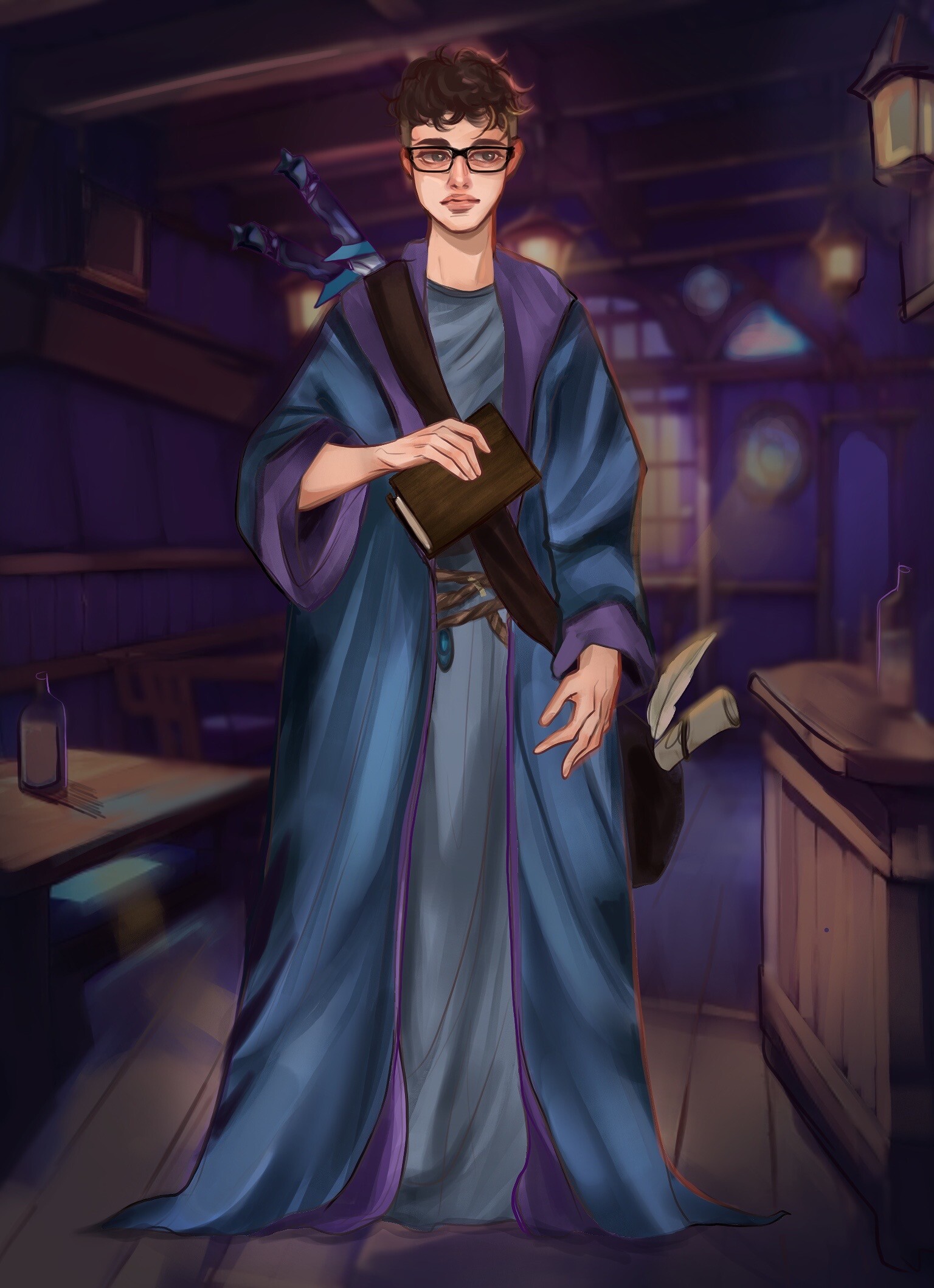 ArtStation - Tavern Character Design Illustration