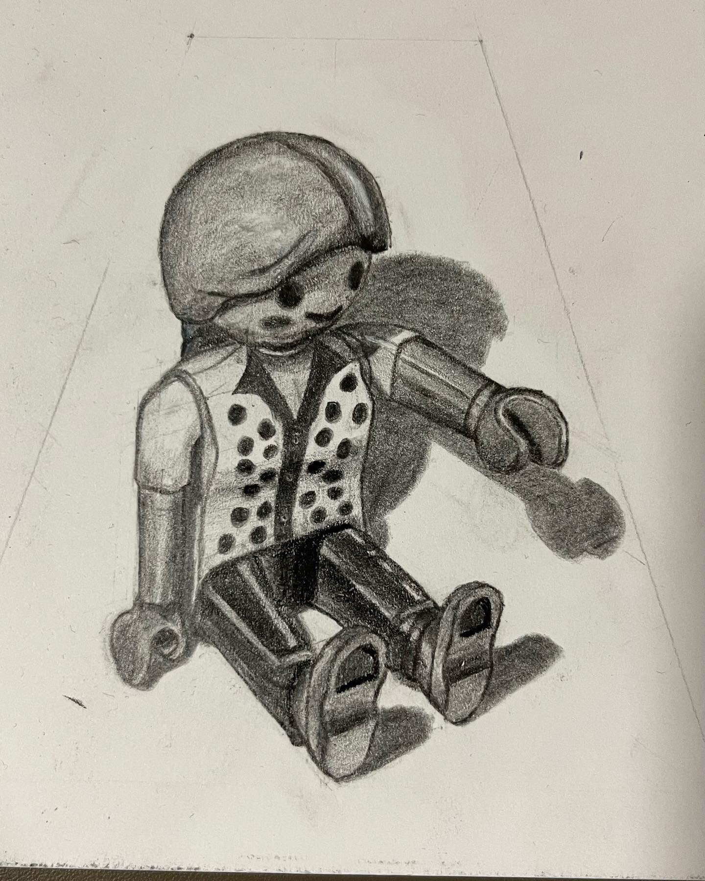 ArtStation - Realistic Playmobil Drawing