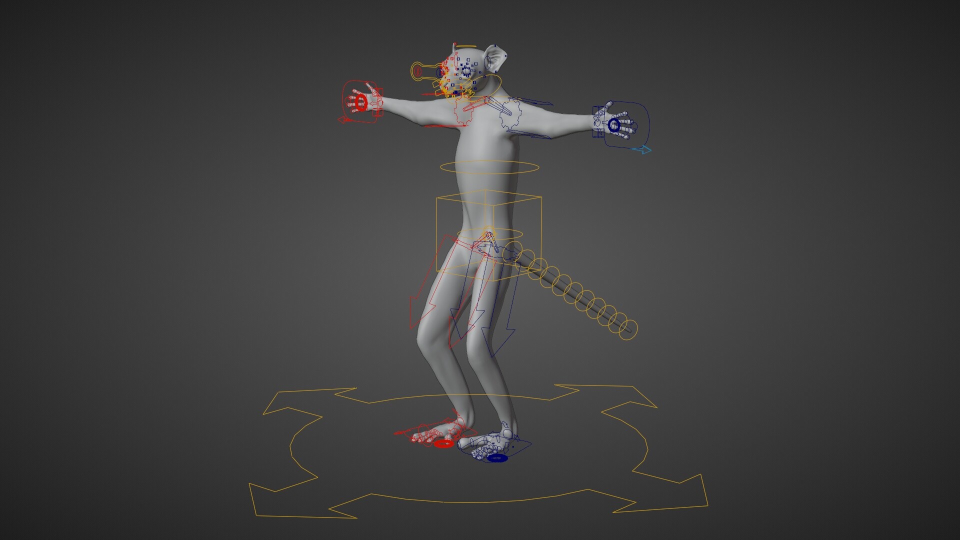 VFX models - White Sifaka Animation | Blender 3d model