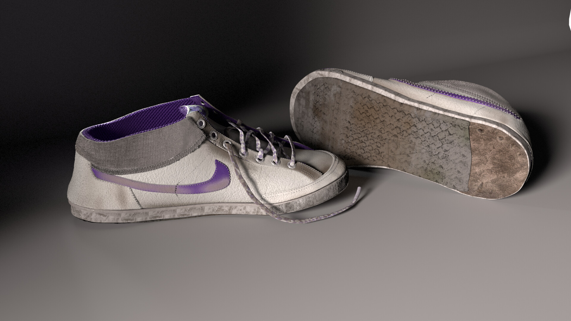 ArtStation - Shoes modeling and texturing