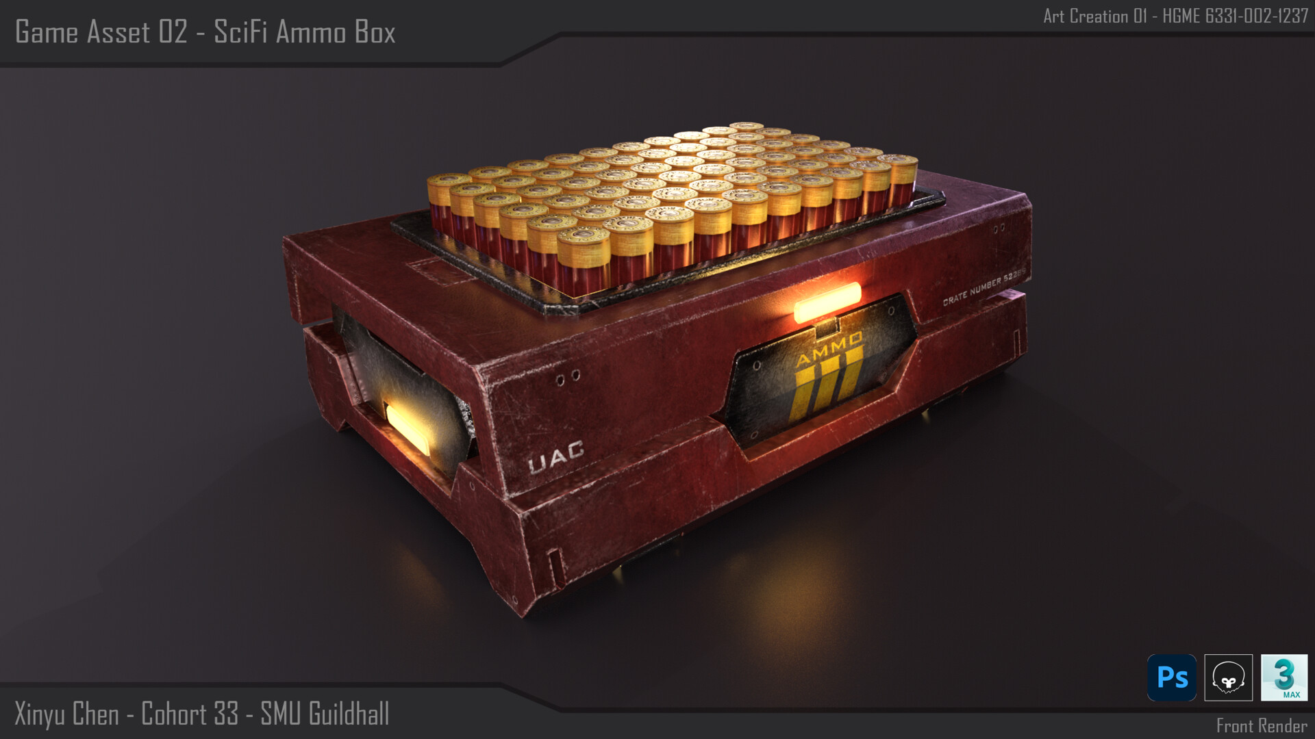 ArtStation - Sci-Fi Ammo Box