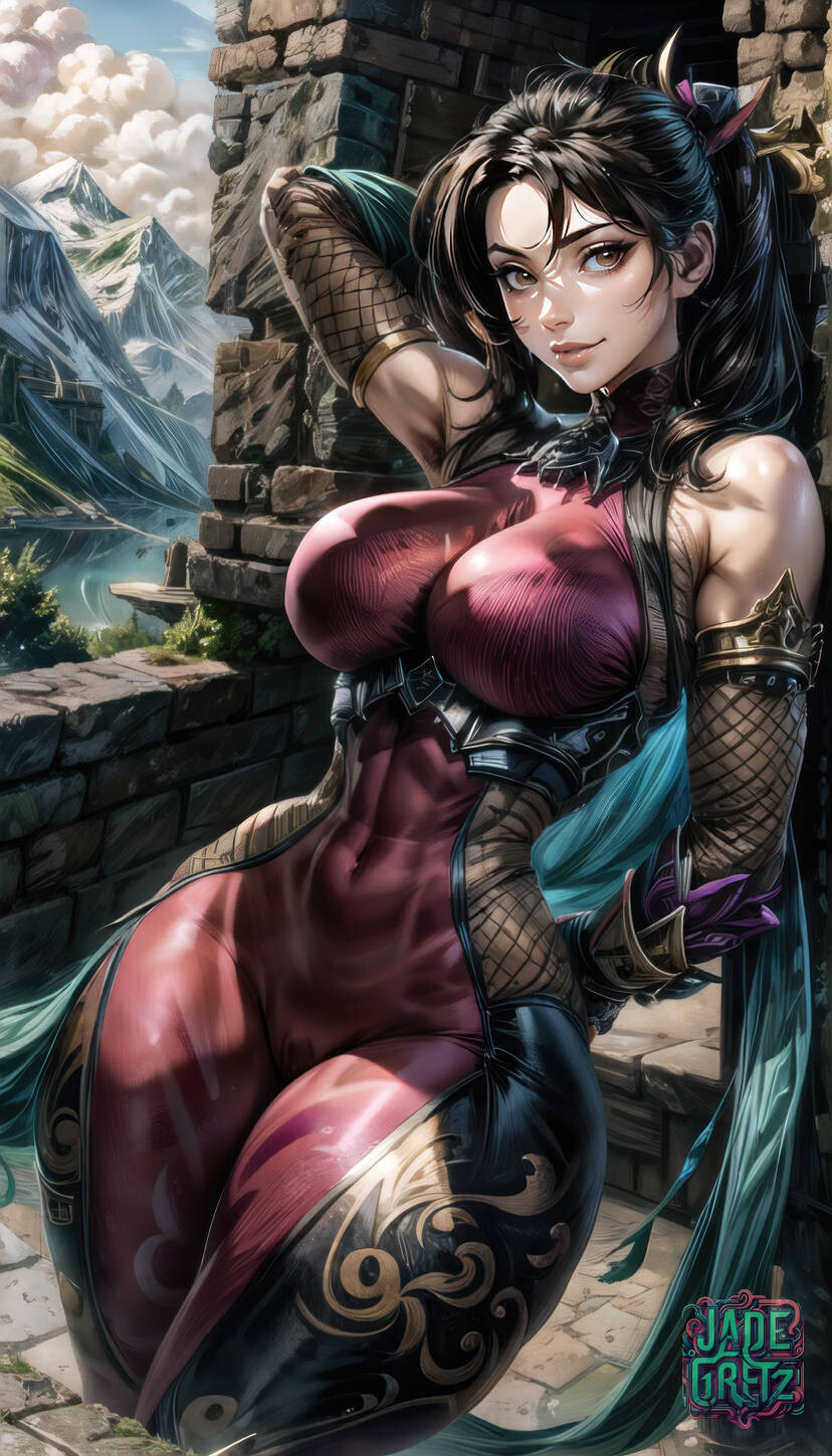 ArtStation - Harmony of War: Taki's Silent Symphony by Jade Gretz