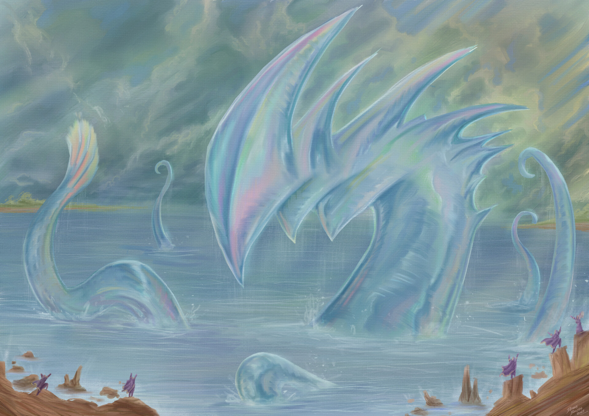 ArtStation - Elemental Water-worm