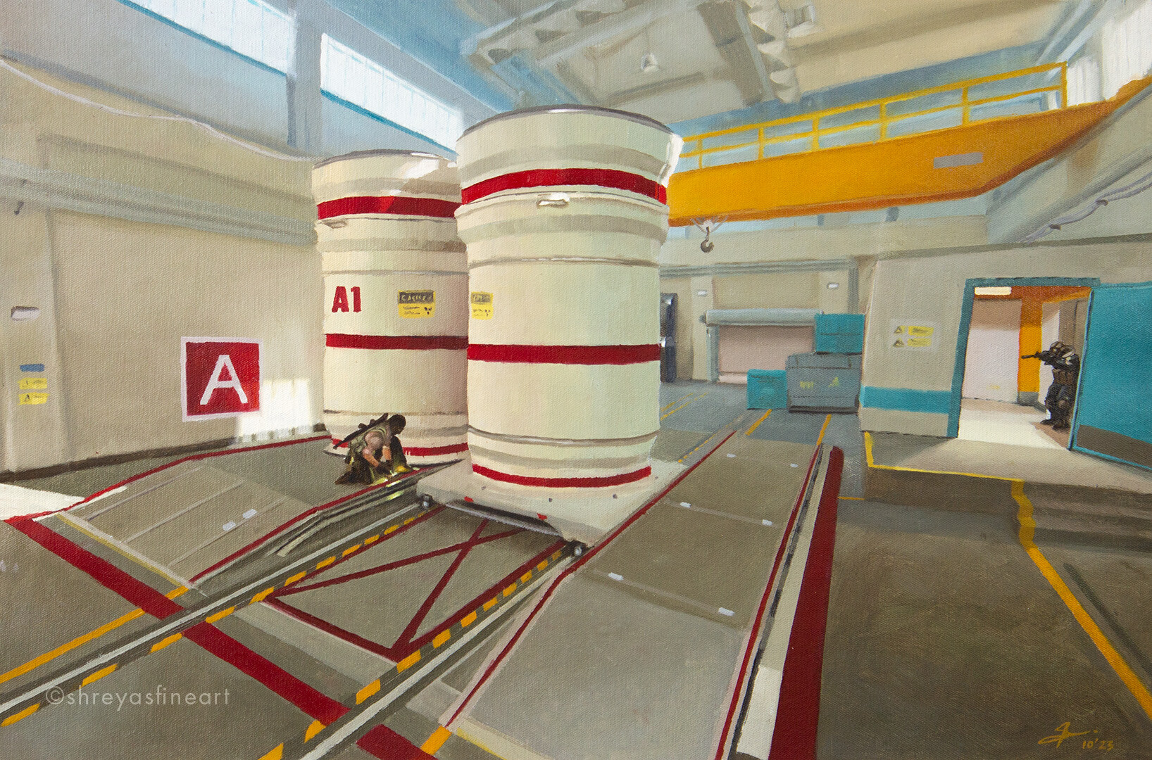 ArtStation - CS2 Nuke - A Site (Oil on Canvas)