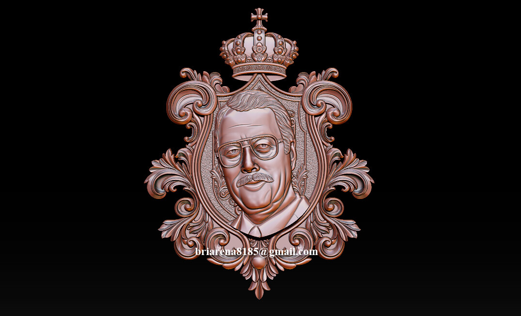 ArtStation - Design portrait relief models for cnc routers with STL and ...