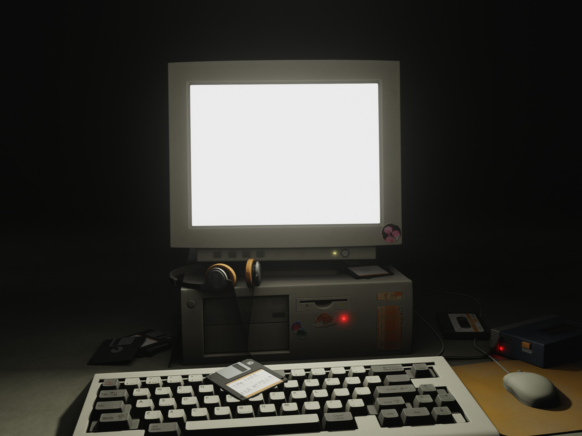 ArtStation - Old CRT PC