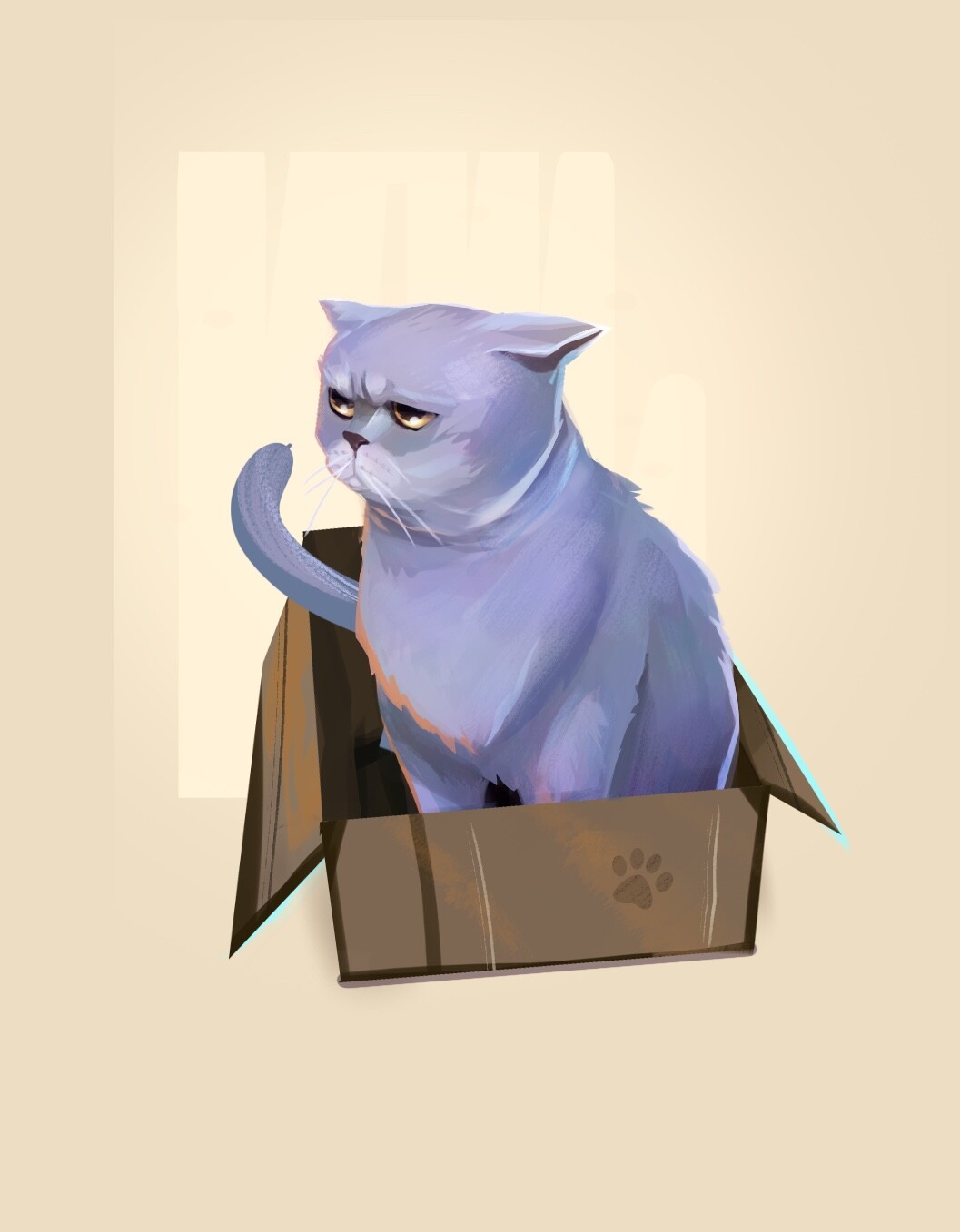 ArtStation - The concept of my cat