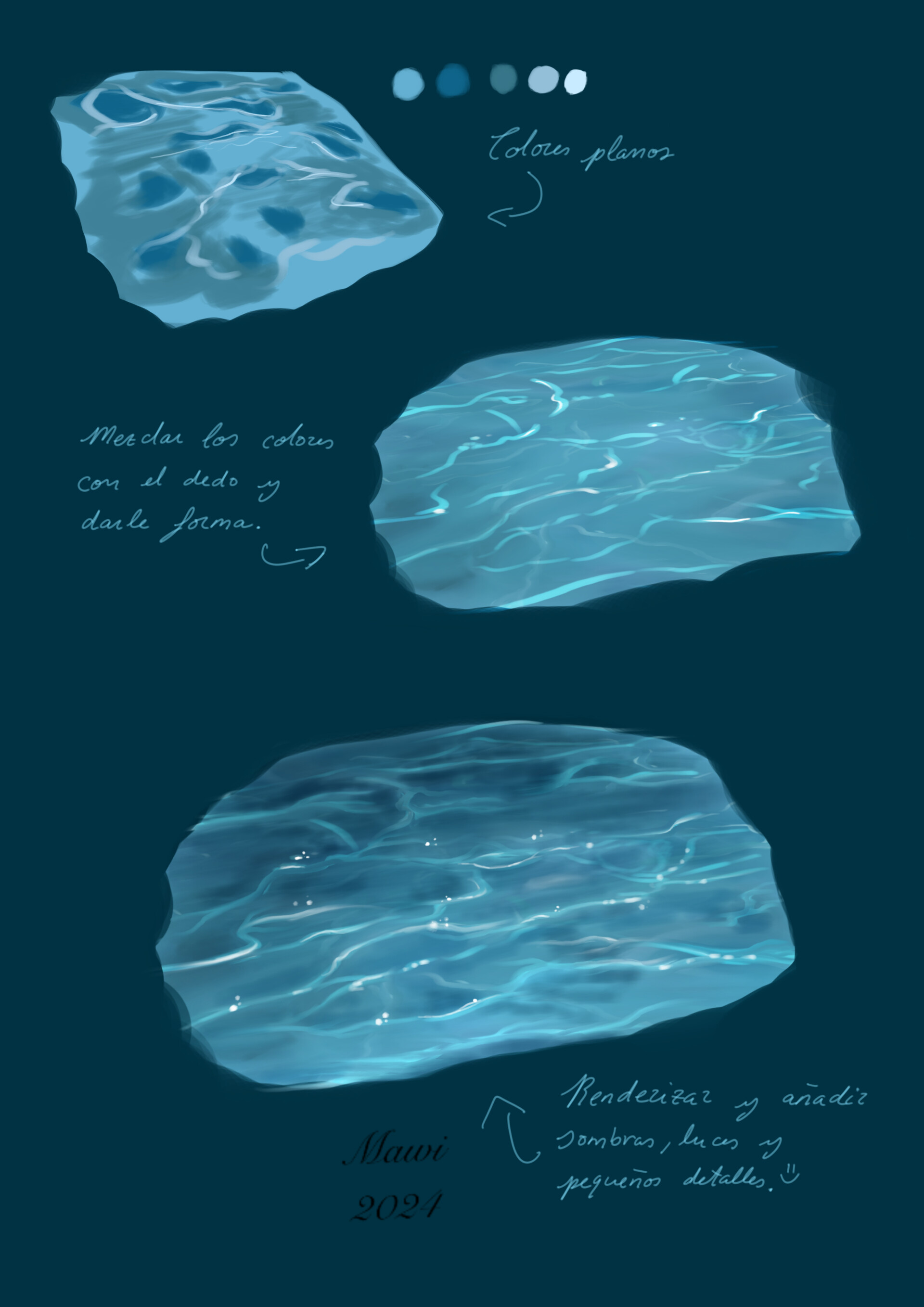 how to digitally draw ice