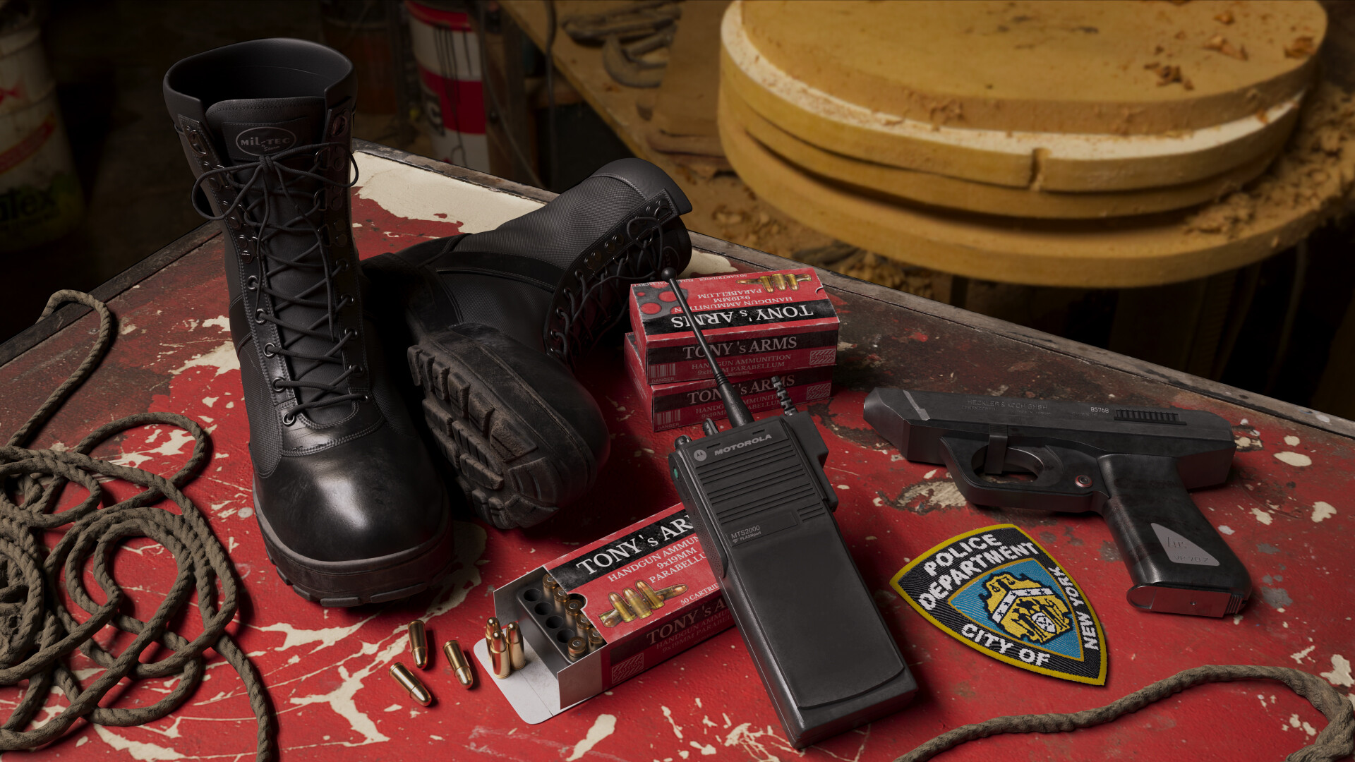 Hyojeong Shin - Resident evil mood NYPD police officer's props