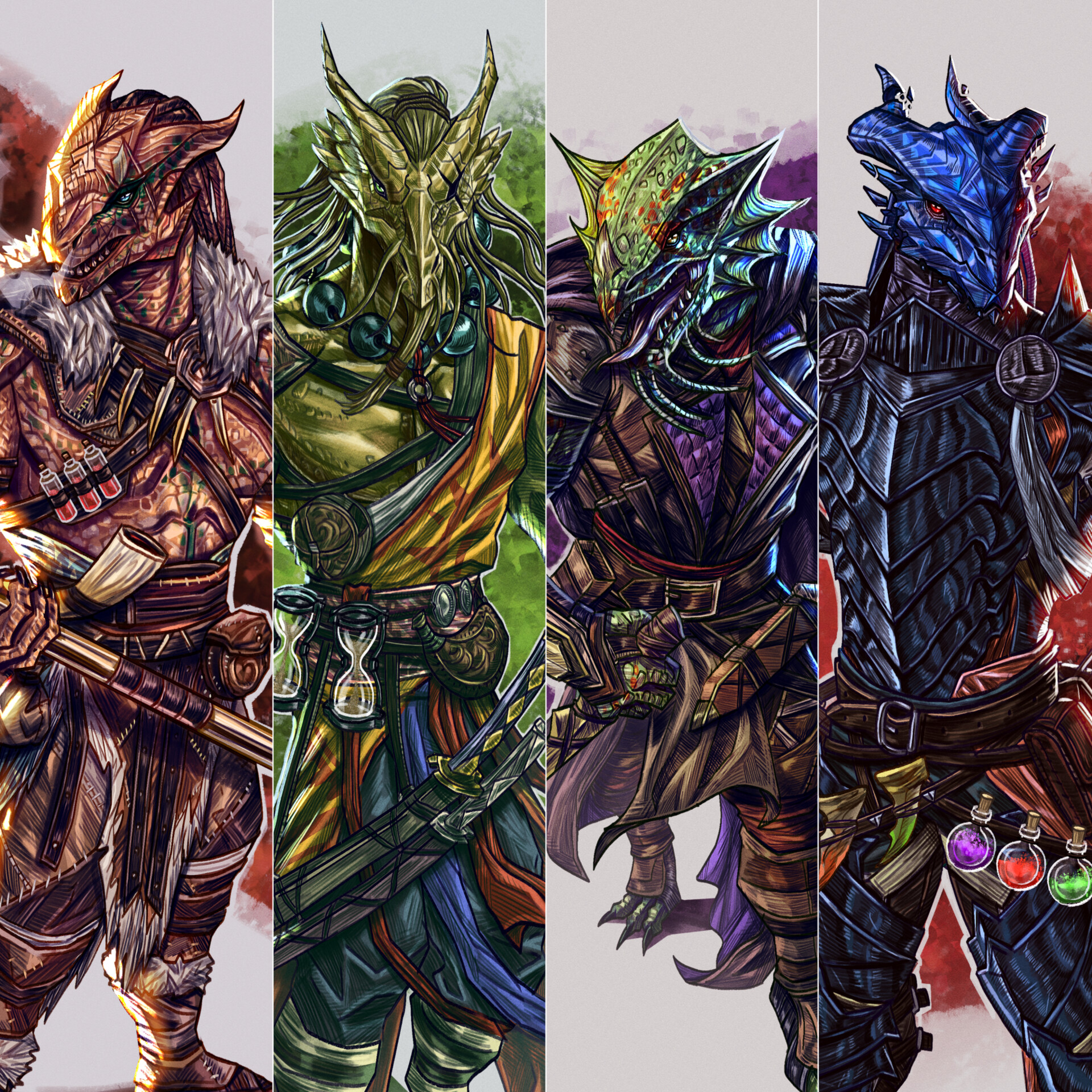 ArtStation - dragonborn collection