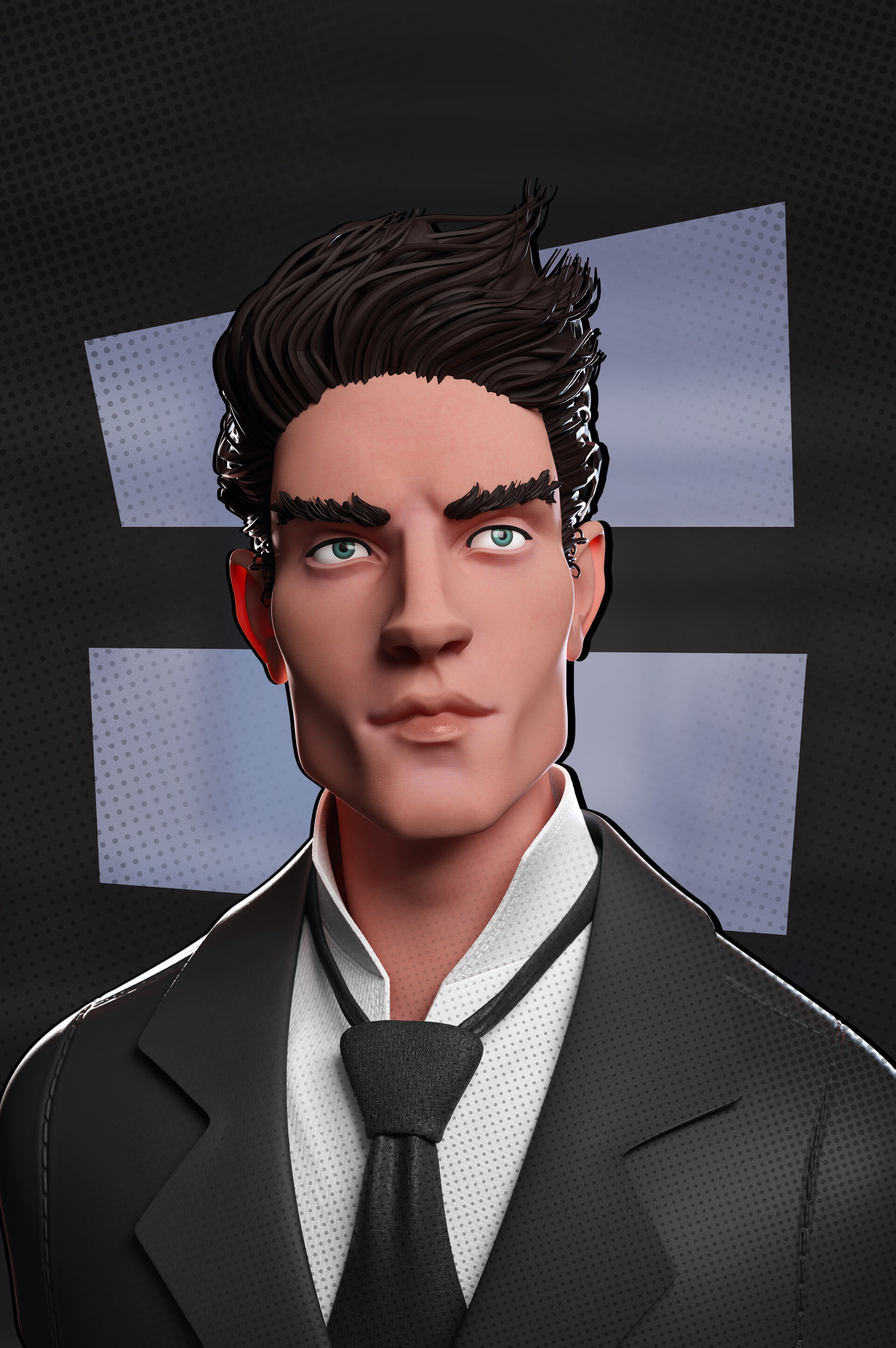 ArtStation - The man in the suit