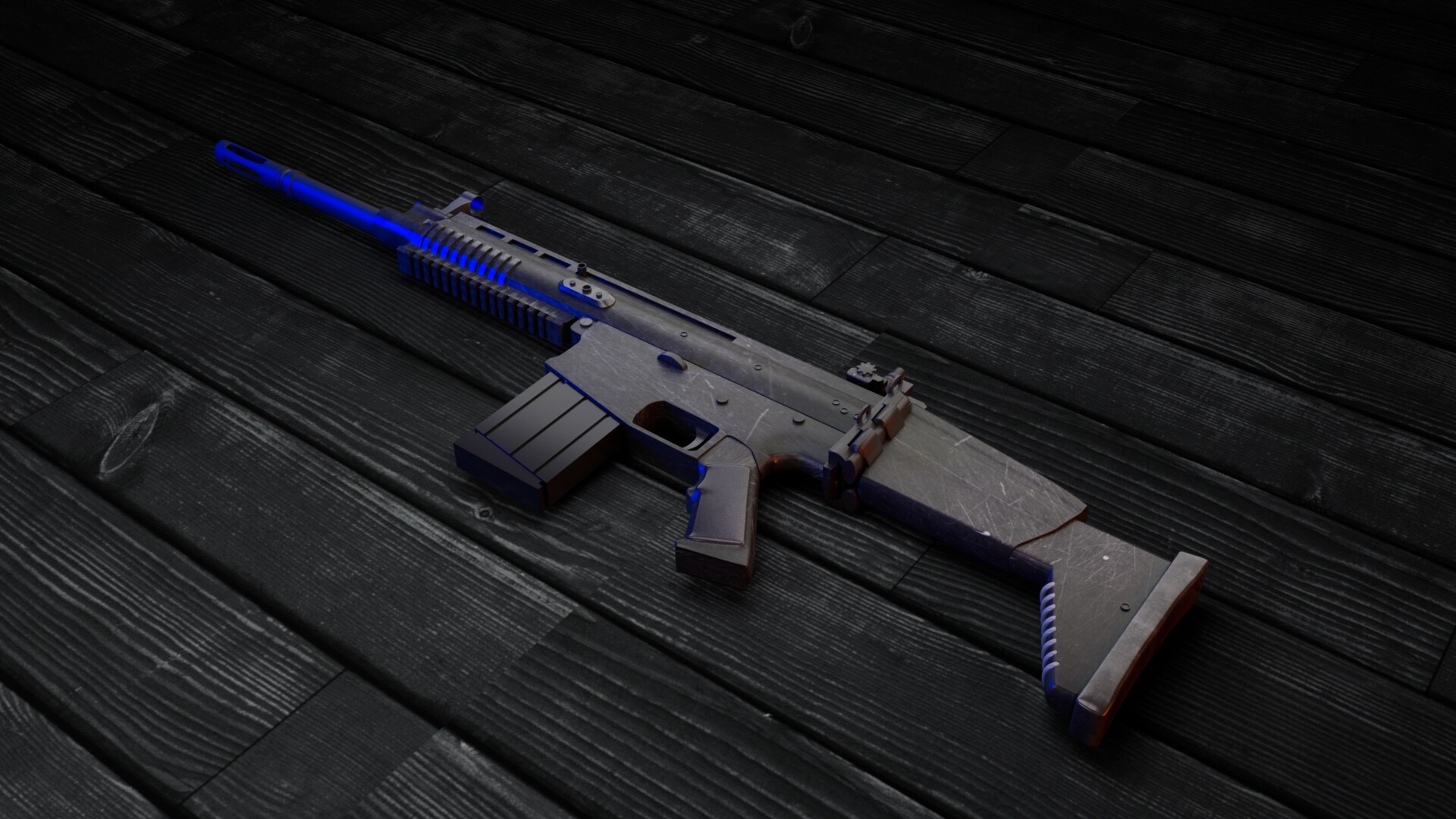 ArtStation - SCAR-L 3D Model