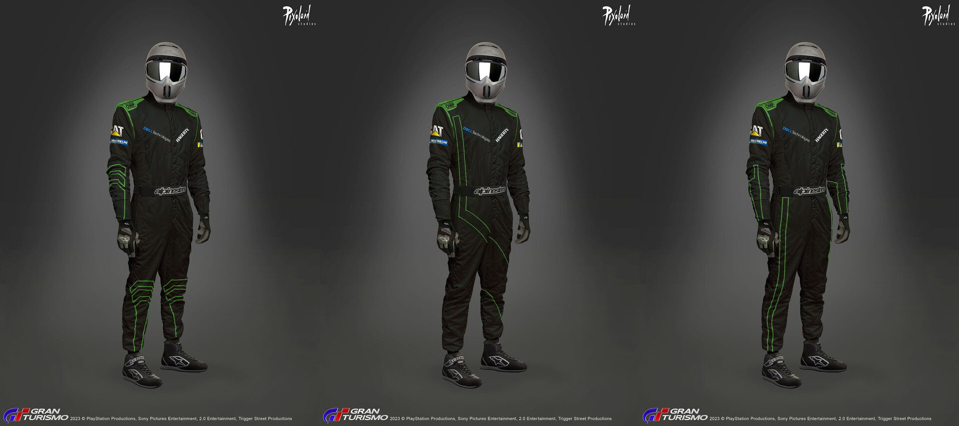 Pixoloid Studios - Corvette Driver and Pit Crew