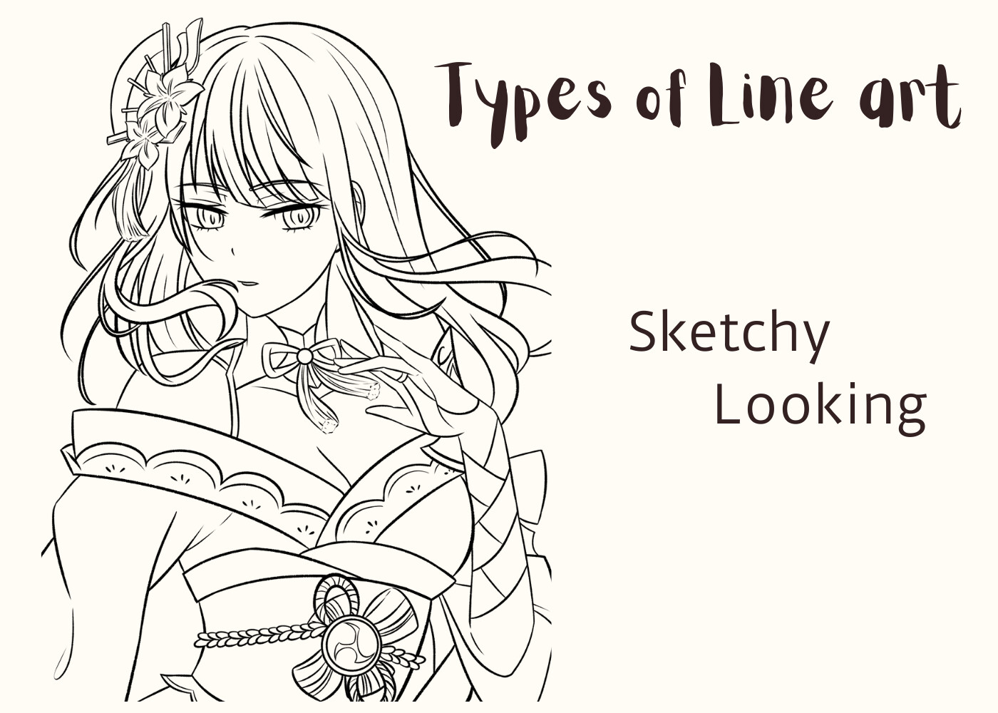 ArtStation - My types of Line Art styles