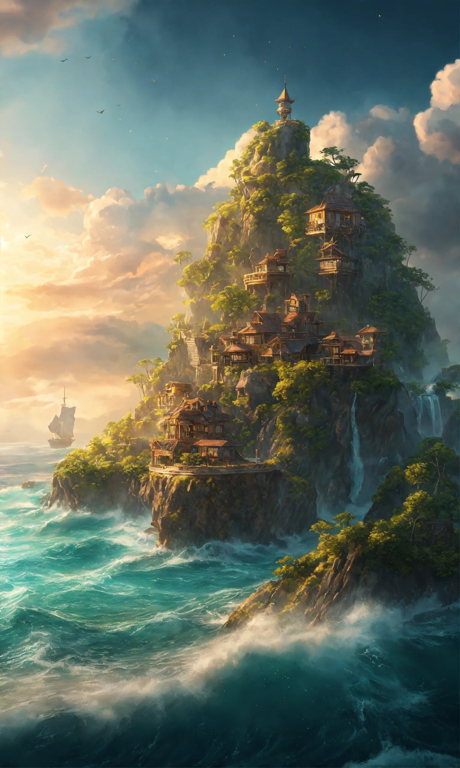 ArtStation - Ocean Town