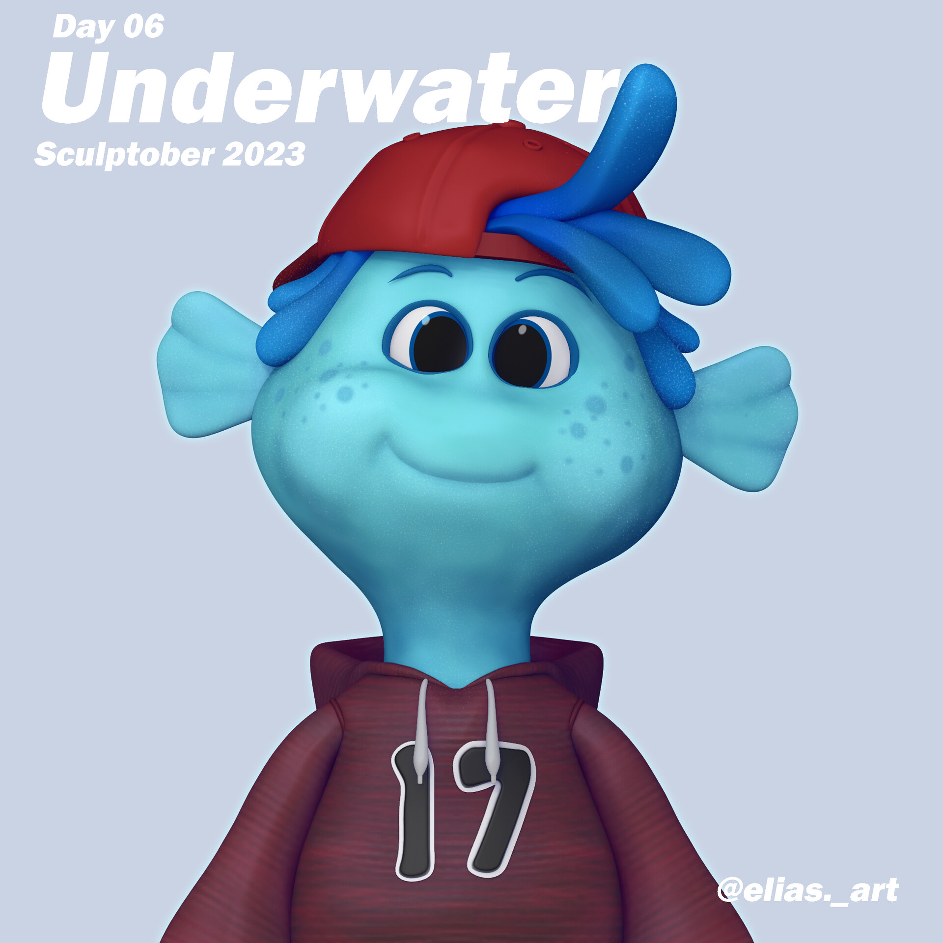 ArtStation - Sam Gillman / Day 06 - UnderWater Sculptober 2023