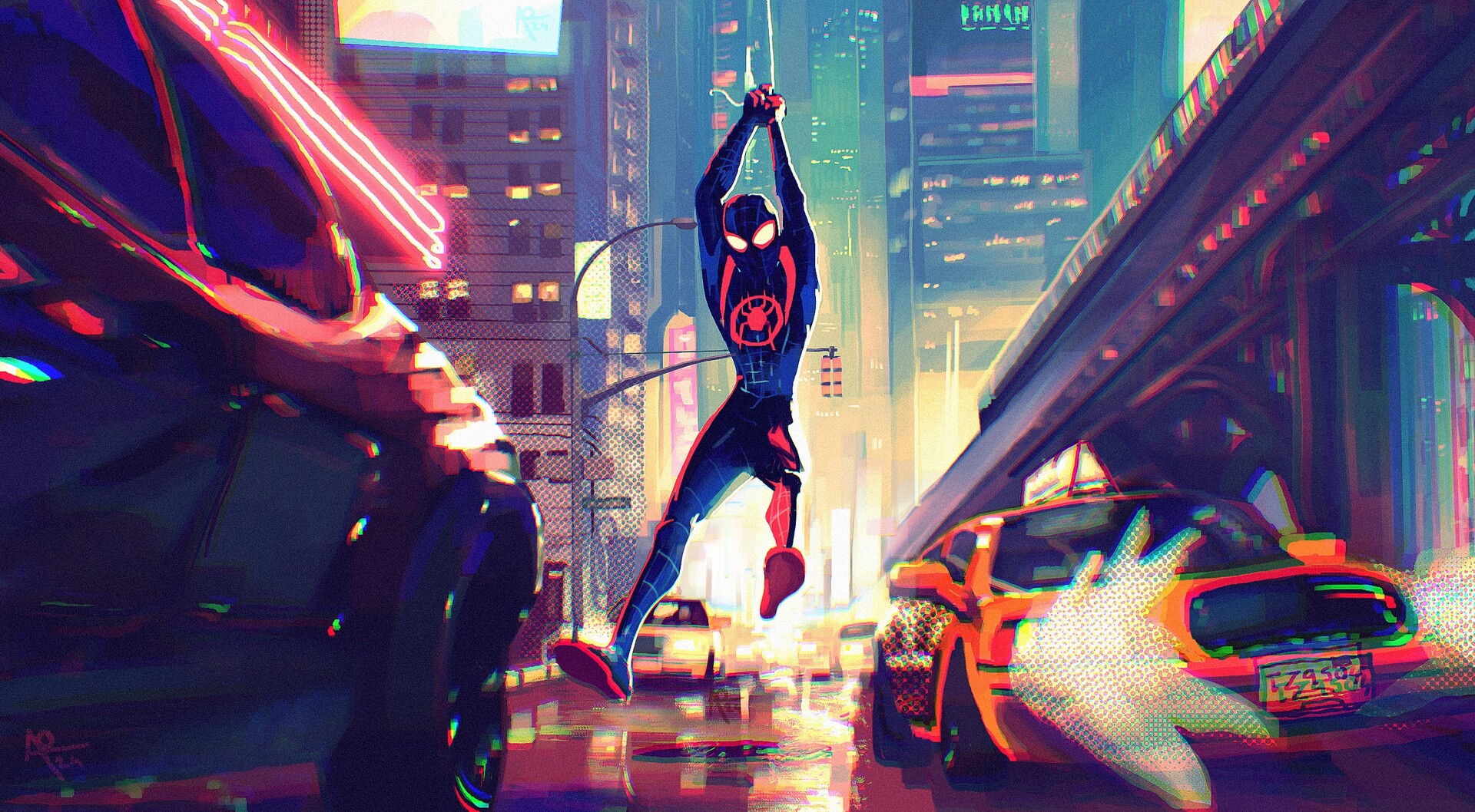 ArtStation - Spider-Man: Into the Spider-Verse · Scene Study