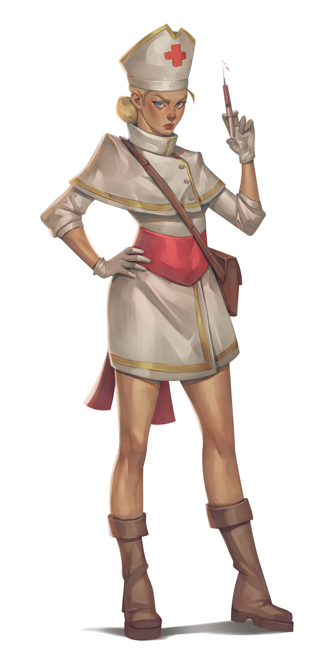 ArtStation - Fantasy Nurse Commission